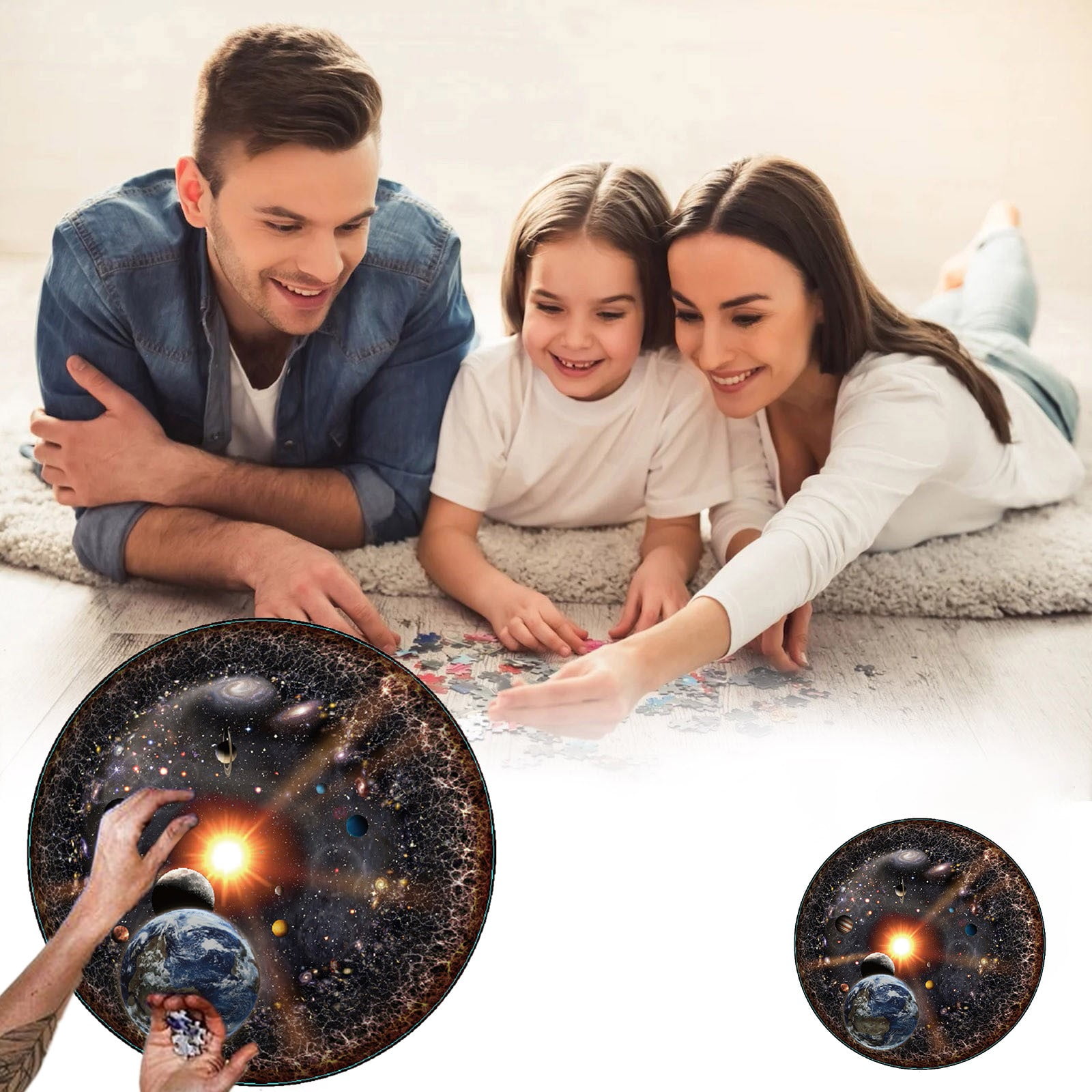 Galaxies Puzzle, 1000 Pieces Puzzle, Space Themed Jigsaw Puzzle For ...