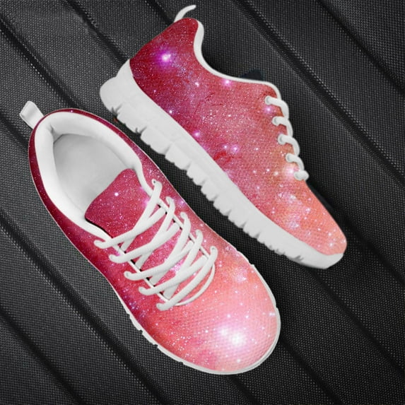 Galaxy 3D Print Women Mesh Sneakers Light Comfortable Flat Sport ...