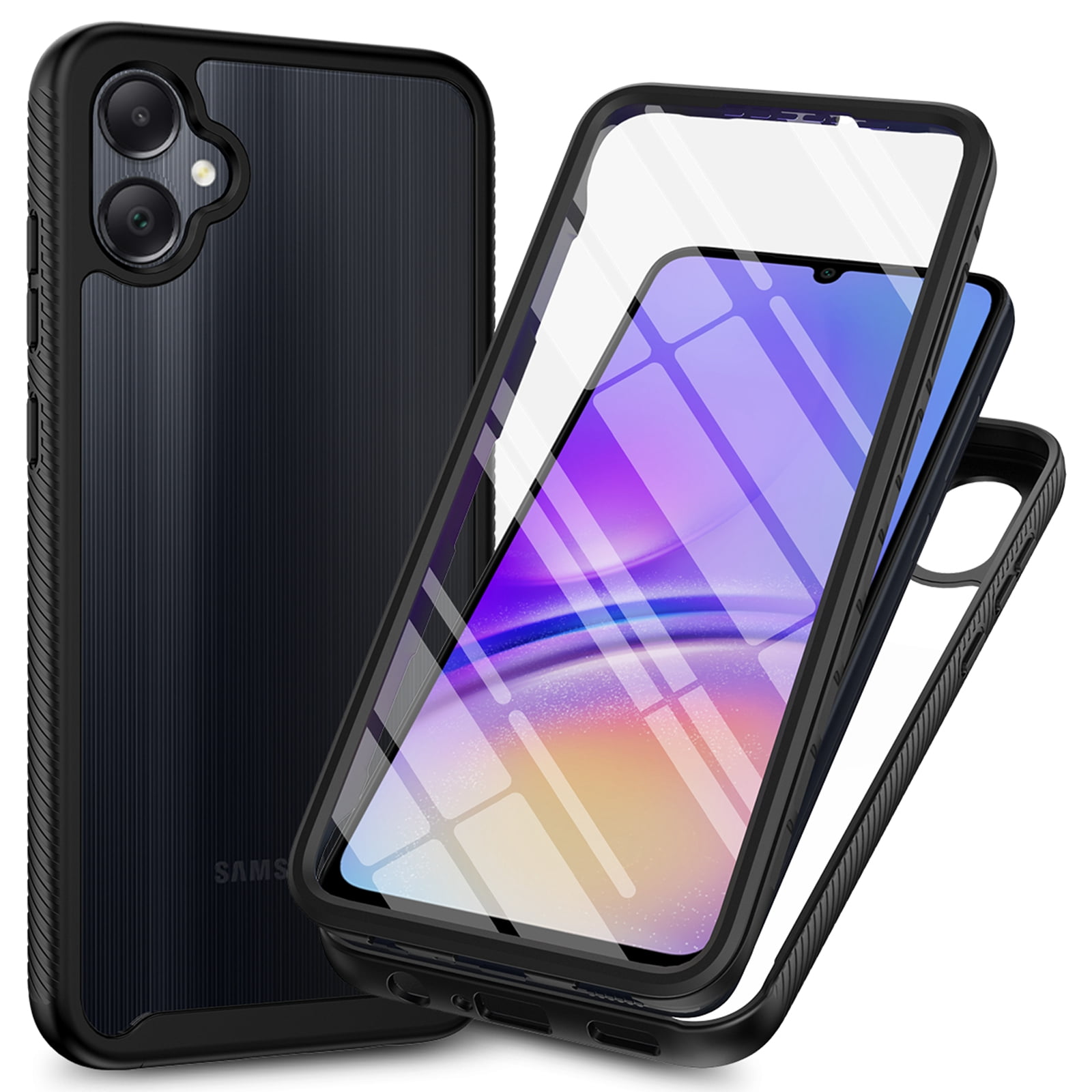 Galaxy A05 Case with Built in Screen Protector,Dteck Full-Body ...