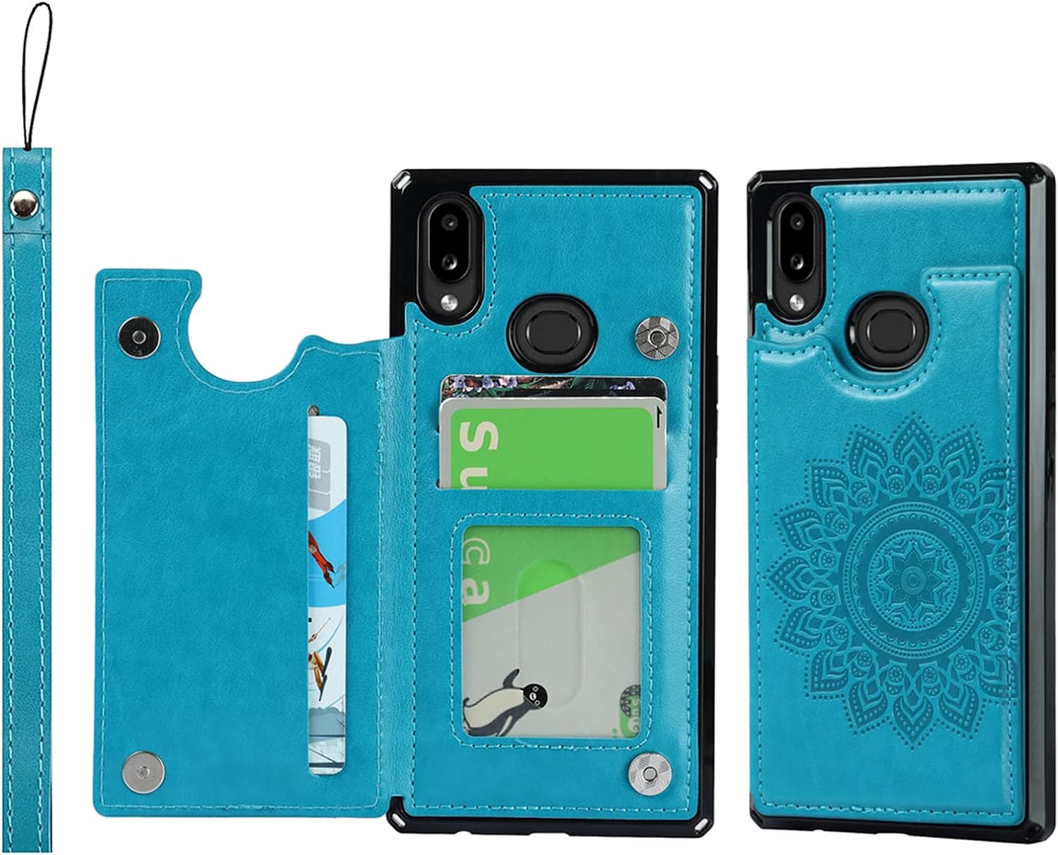 Galaxy A10s Wallet Case with RFID Blocking Card Holder,Premium PU ...