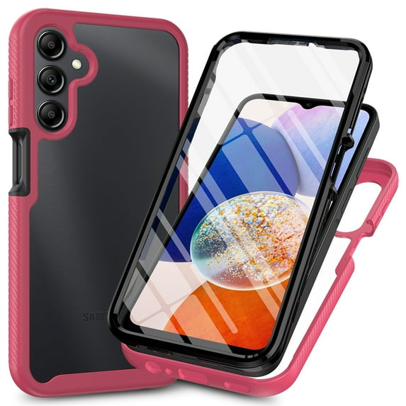 Galaxy A15 5G Case with Built in Screen Protector,Dteck Full-Body Shockproof Rubber Hybrid ...