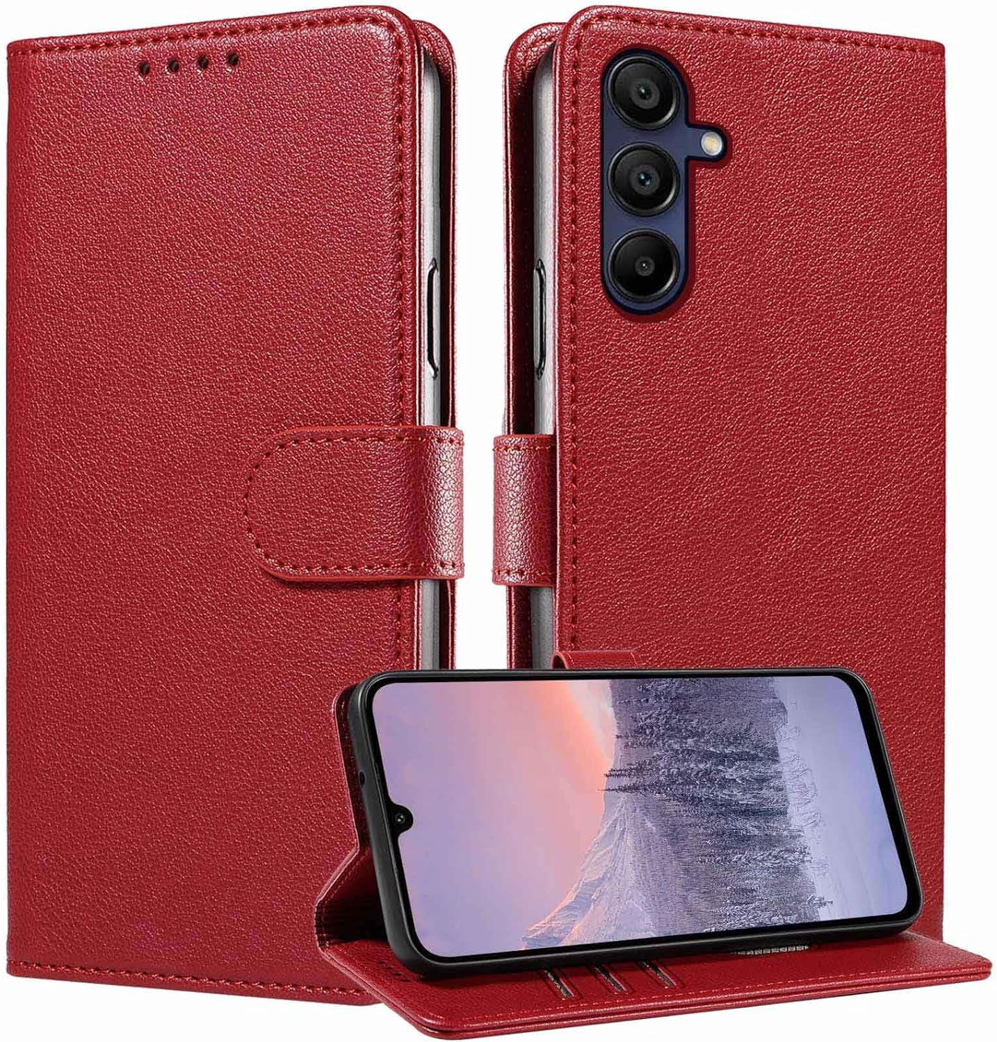 for Galaxy A15 5G Phone Case Wallet,[RFID Blocking Card Slots] A15 5G ...