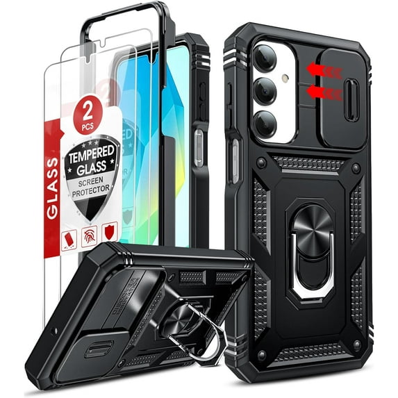 for Galaxy A17/A16-5G Phone Case: A17 5G Screen Protector [2 Packs ...