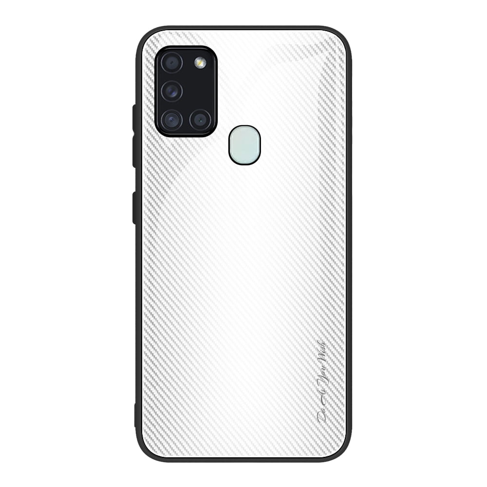 Galaxy A21s Case, Allytech TPU+Tempered Glass Back Cover Shock ...