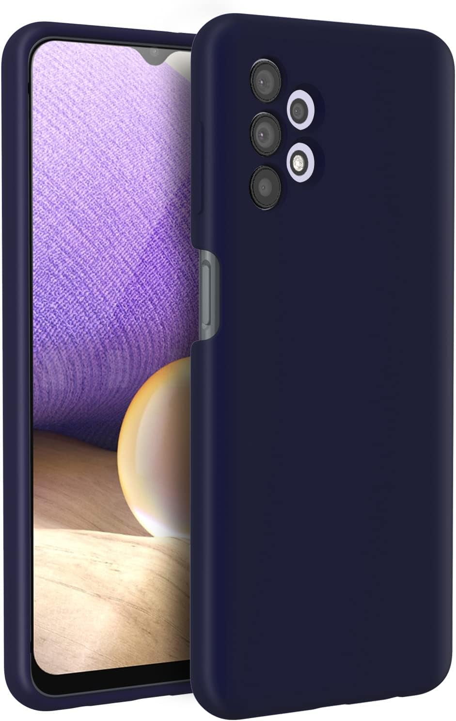 Galaxy A32 5G Case, Samsung A32 5G Liquid Silicone Case Dual Layer ...