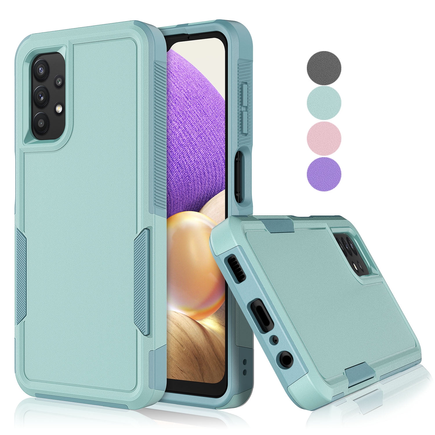 Tekcoo Rugged 2-in-1 Shockproof Anti-Scratch Cell Phone Case for ...