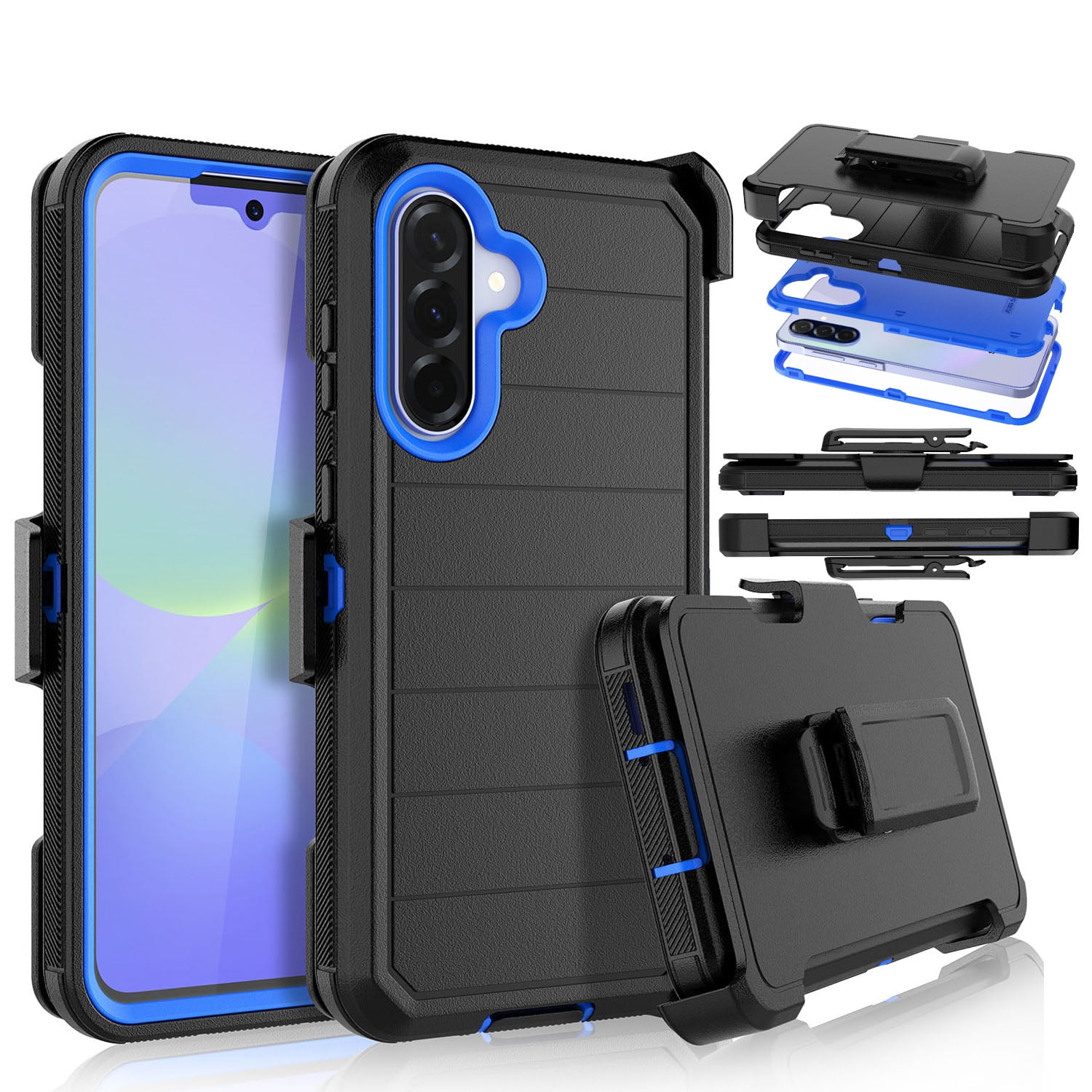 Galaxy A36 5G Case,Takfox Samsung Galaxy A36 5G Holster Phone Case with Built-in Screen ...