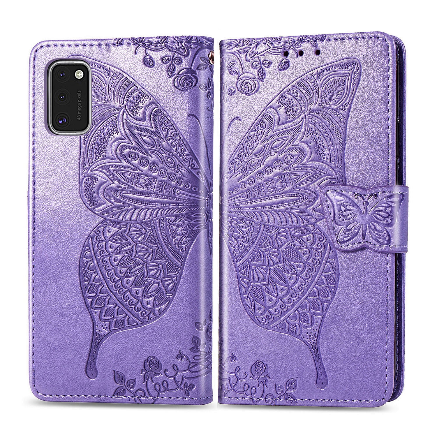 Galaxy A50 Case, Galaxy A50 Wallet Case Folio Case Magnetic Closure ...