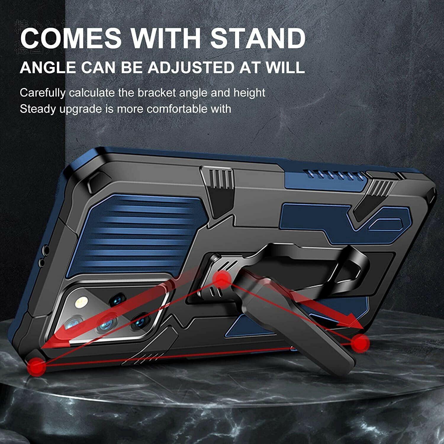 Galaxy A52 5G Case, Dual Layers [Combo Holster] And Built-In Kickstand ...