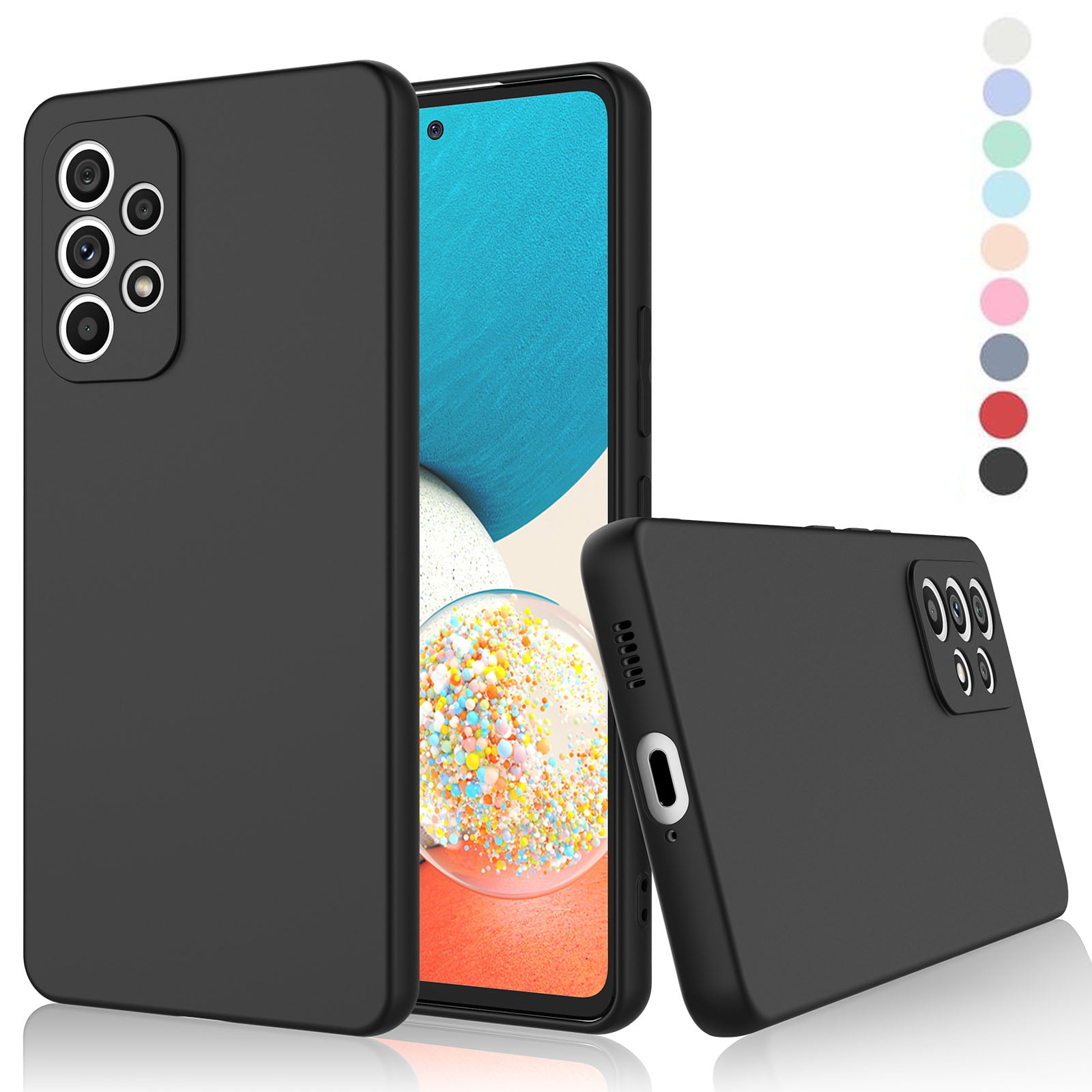 Takfox Samsung Galaxy A53 5G Case, Liquid Silicone Gel Rubber ...