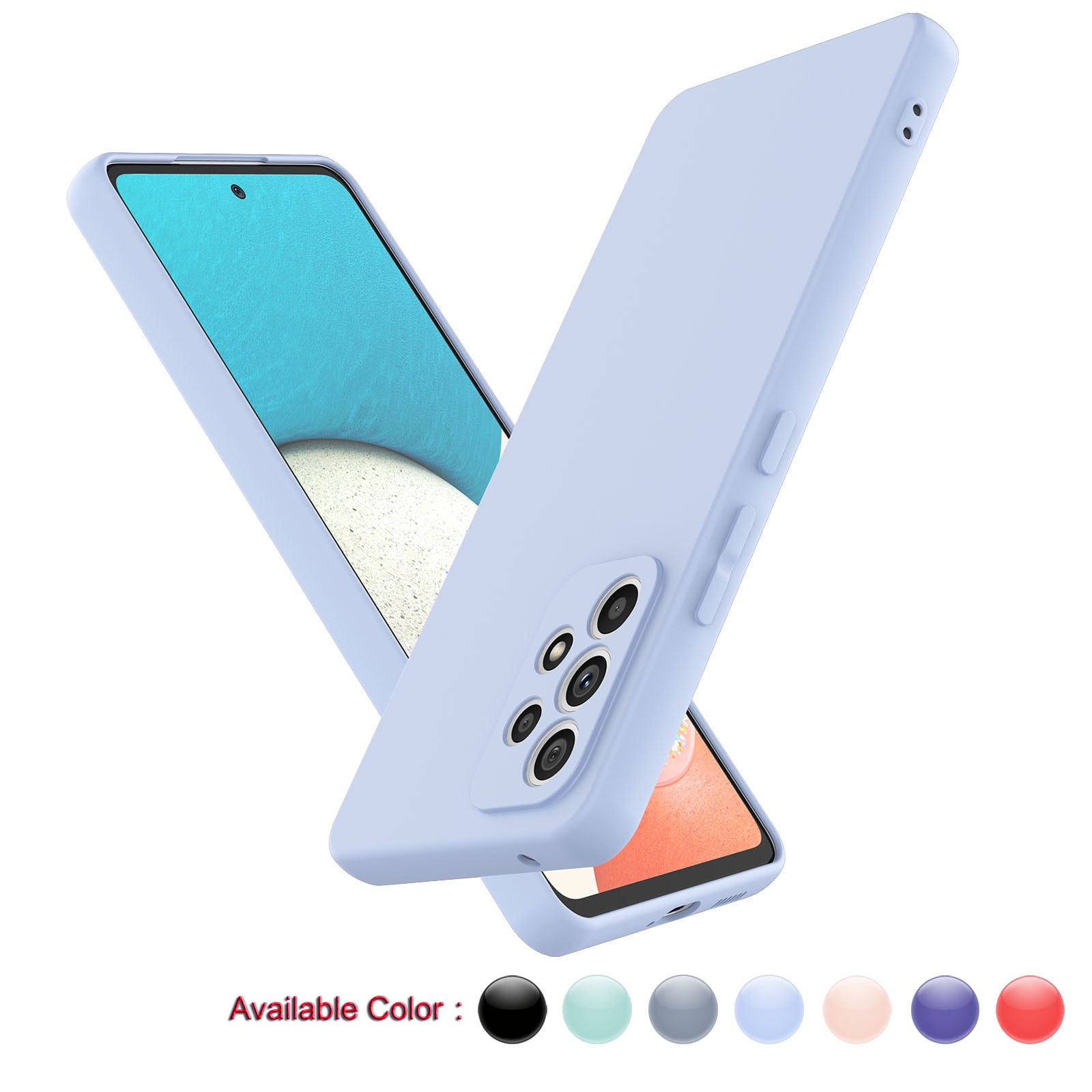 Galaxy A54 5G Case, Njjex Samsung Galaxy A54 Basic Case [Frosted] Shockproof Case Liquid ...