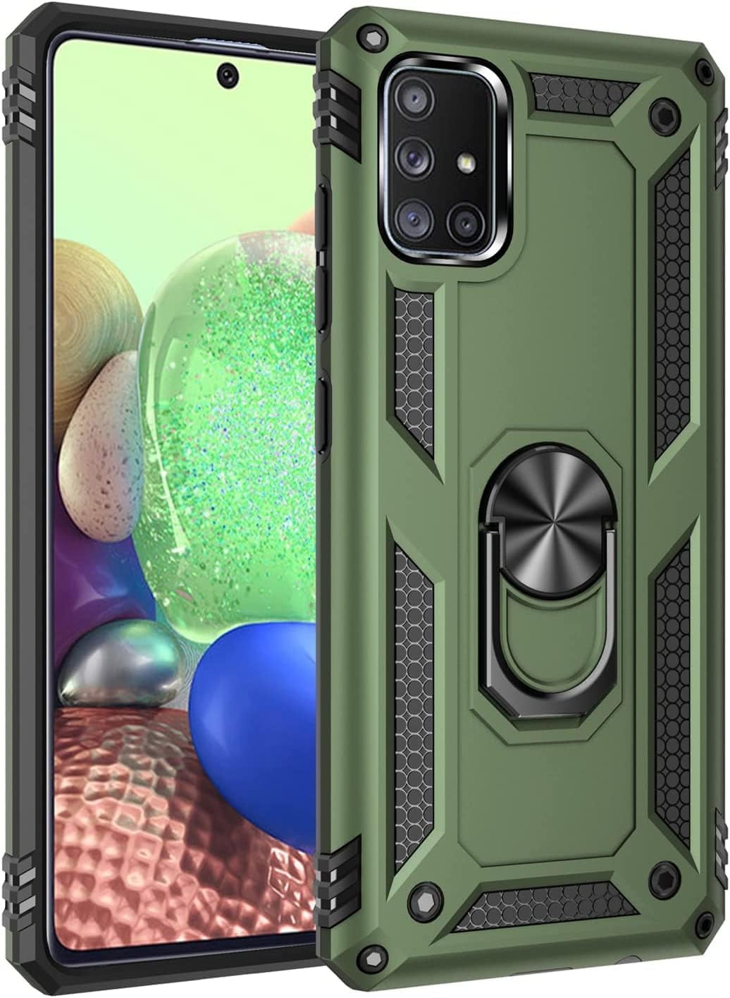 Galaxy A71 Case Military Grade Armor Heavy Duty Rugged Dual Layers Full ...