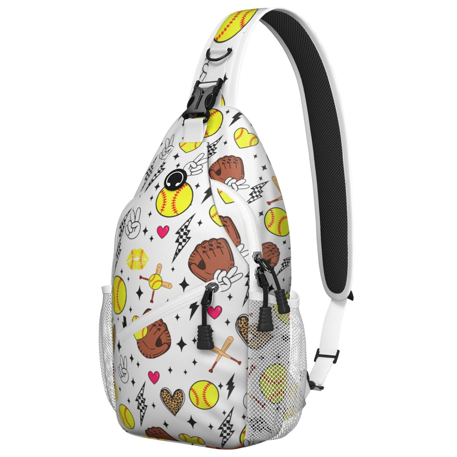 Galaxy Aesthetic Sling Backpack, Moon and Stars Design, Star ...