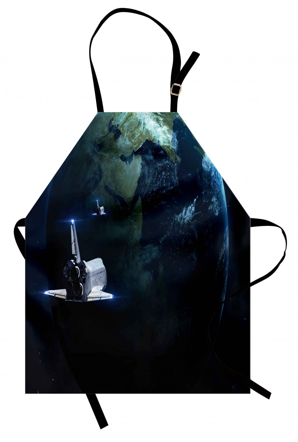 Galaxy Apron Spaceship return to Earth Science Fiction World Backdrop ...