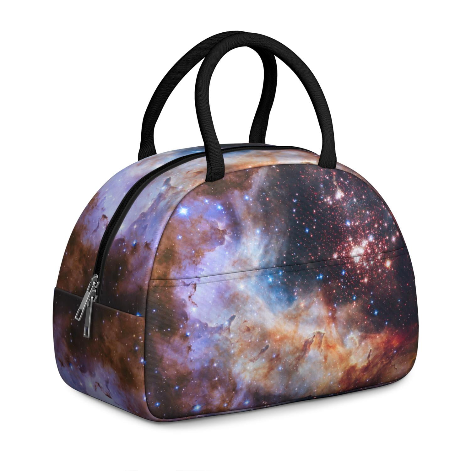 Galaxy Art Lunch Bag – Insulated Outer Space Tote for Sci-fi ...