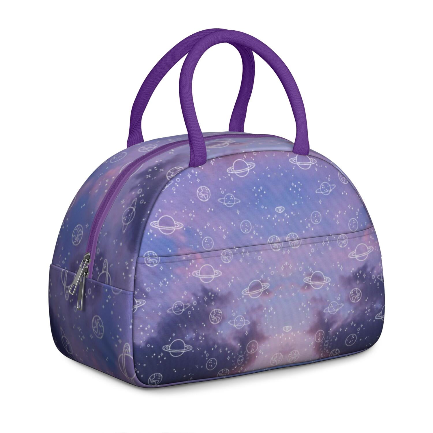 Galaxy Art Lunch Bag – Insulated Outer Space Tote for Sci-fi ...