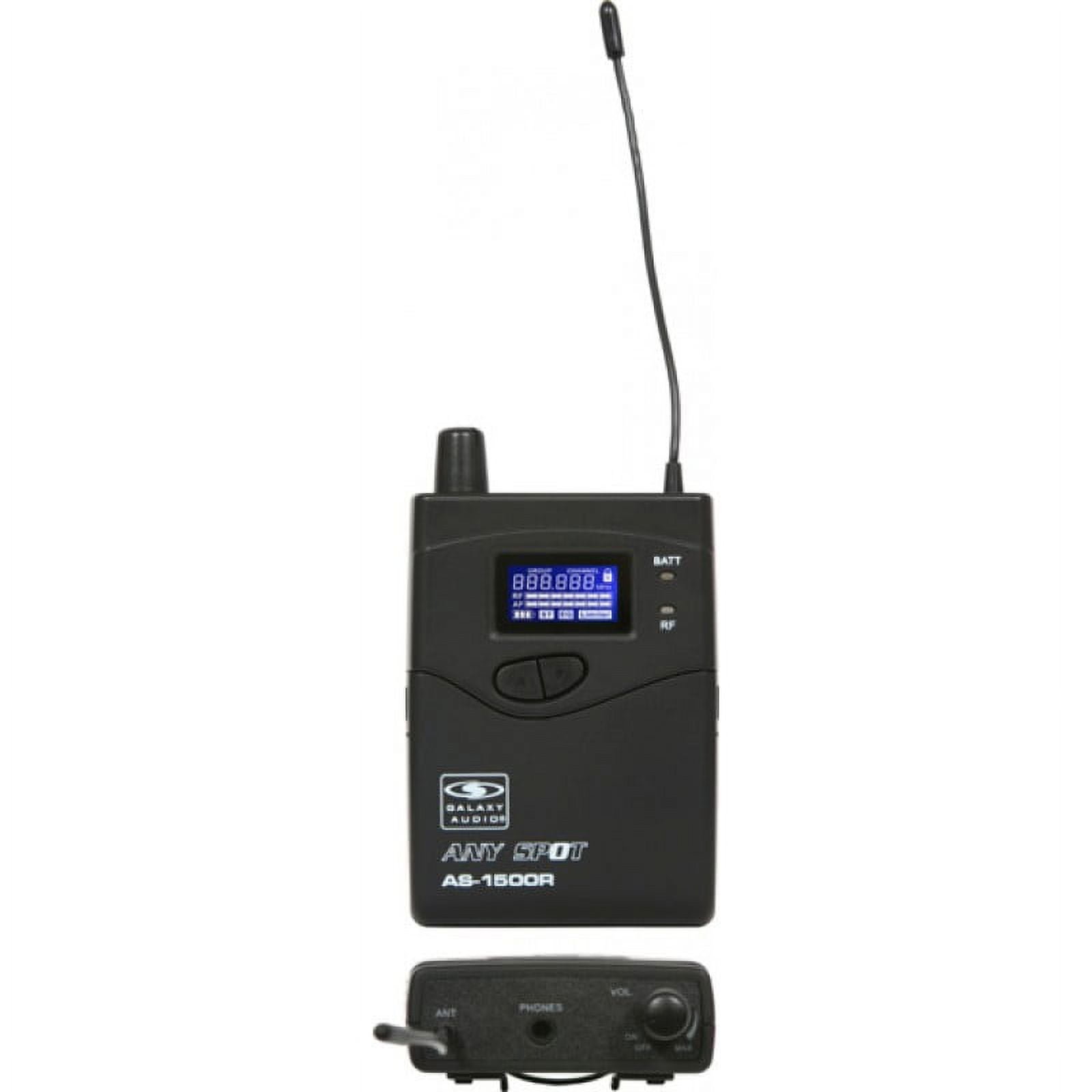 Galaxy Audio AS-1506R As-1500 Receiver W/ Eb-6 Upgrade Lcd Display ...