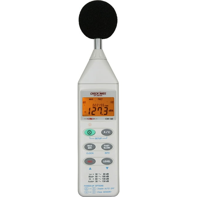 Galaxy Audio CM-160 Check Mate SPL Meter With Lcd Display & Internal ...