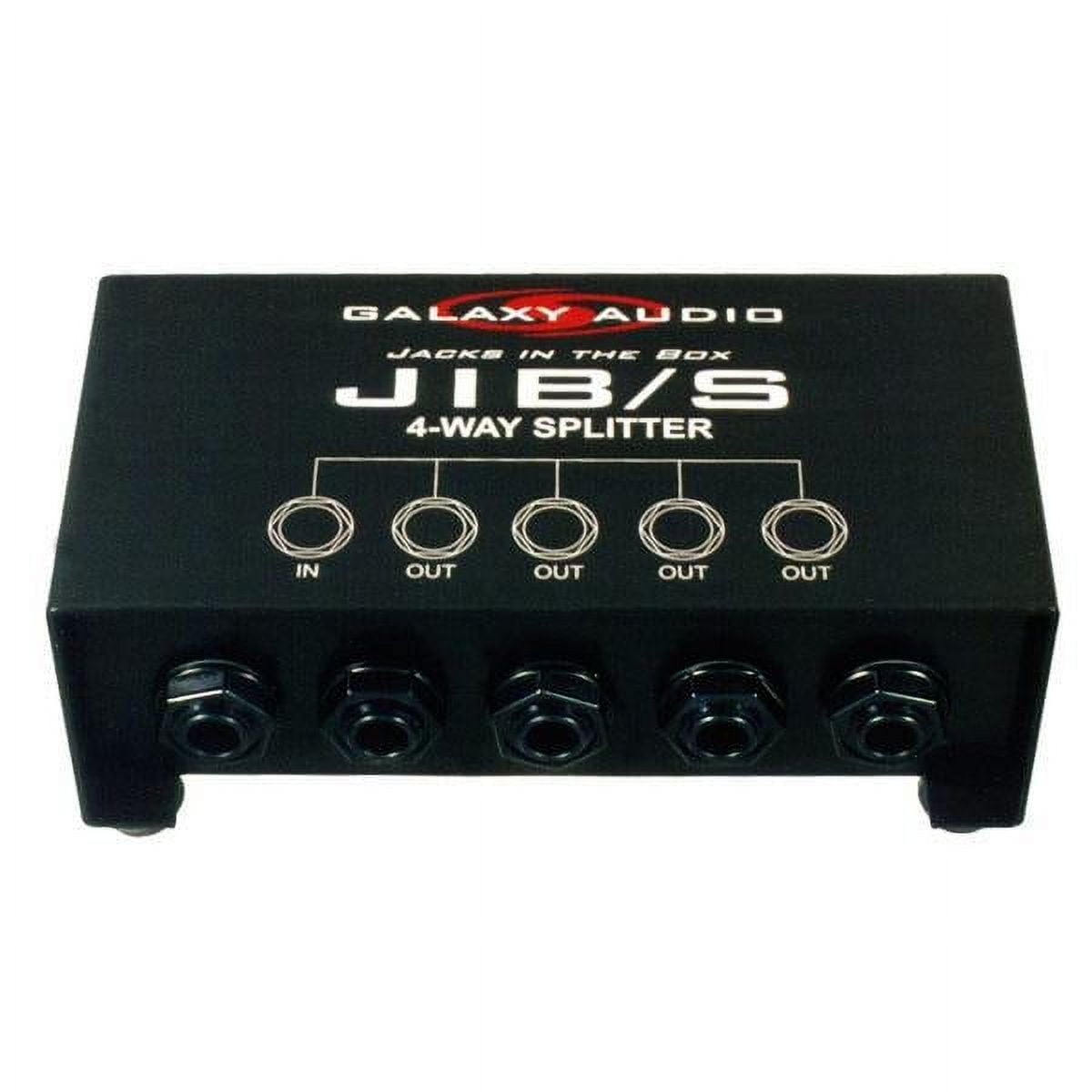 1/4-in Audio Sound Splitter, splits a headphone output into as many as ...