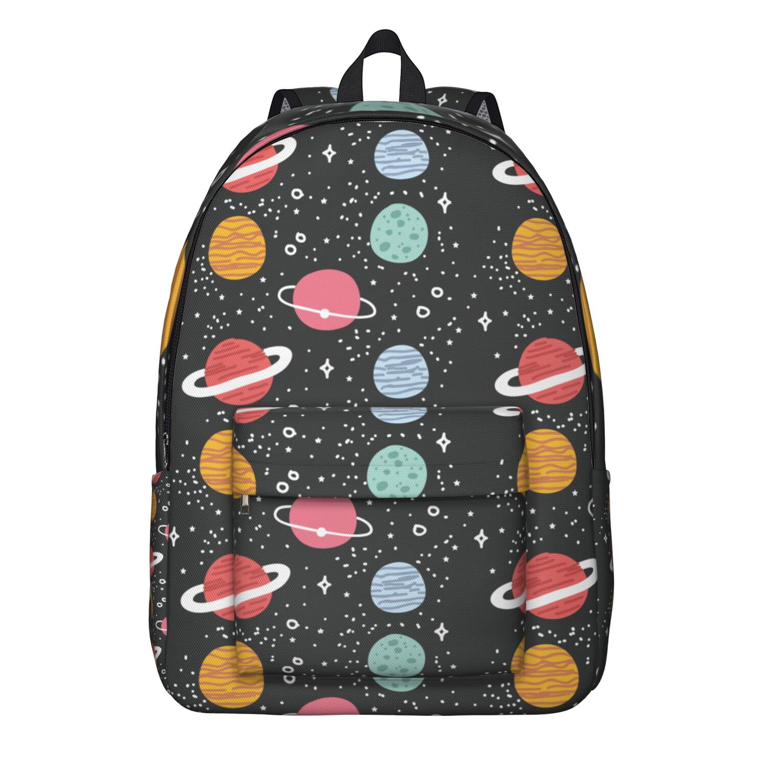 Galaxy Backpack for Students and Travelers, Celestial Print with ...