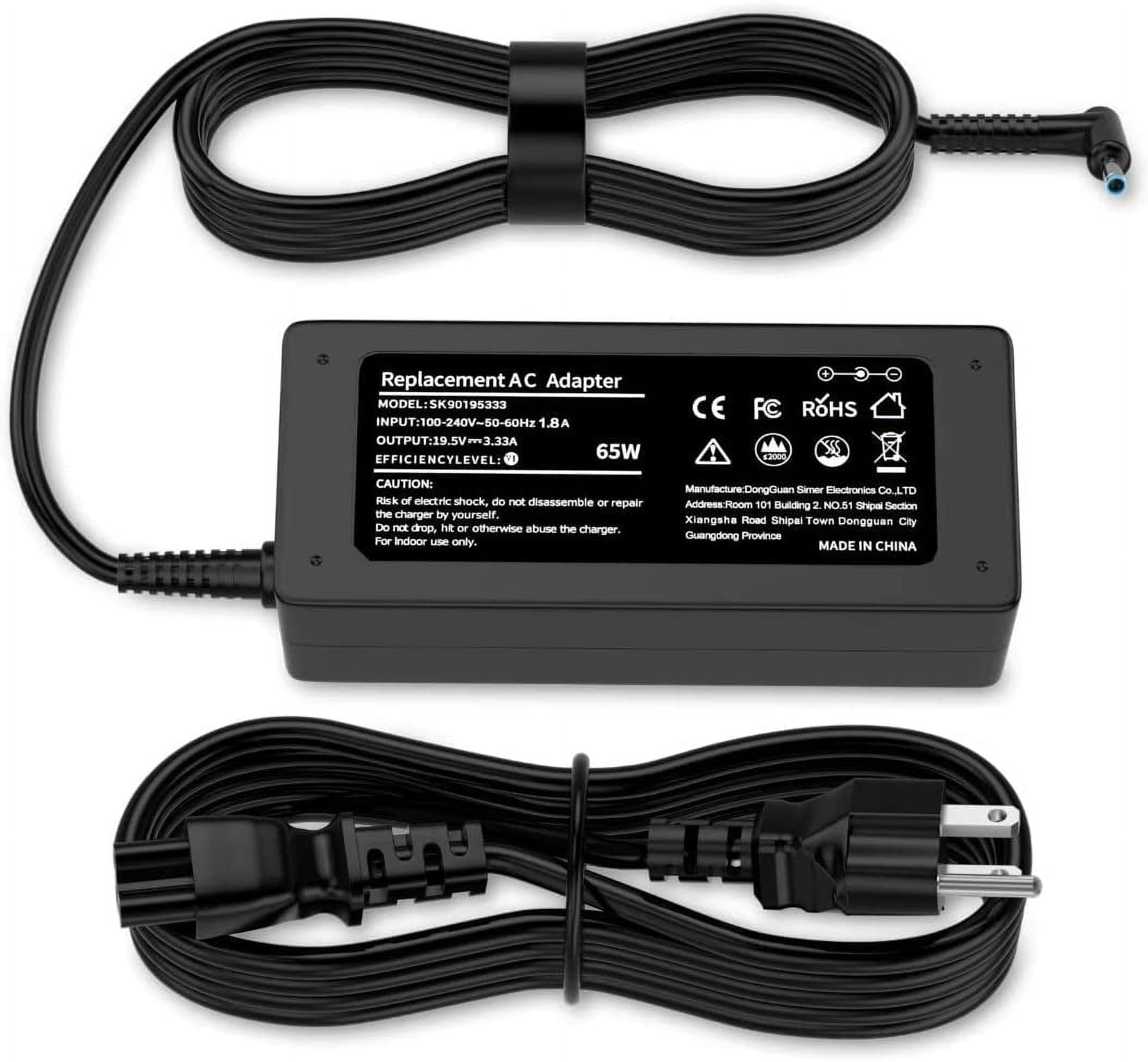 Galaxy Bang AC Adapter Charger for HP ENVY 17-cg1029nr, 17t-ch000, 13t ...