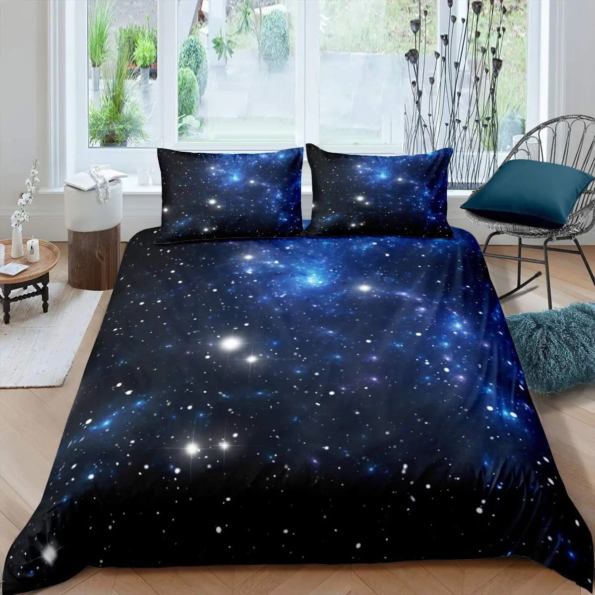 Galaxy Bedding Sets Full Outer Space Duvet Cover Set Mars Earth Planet ...