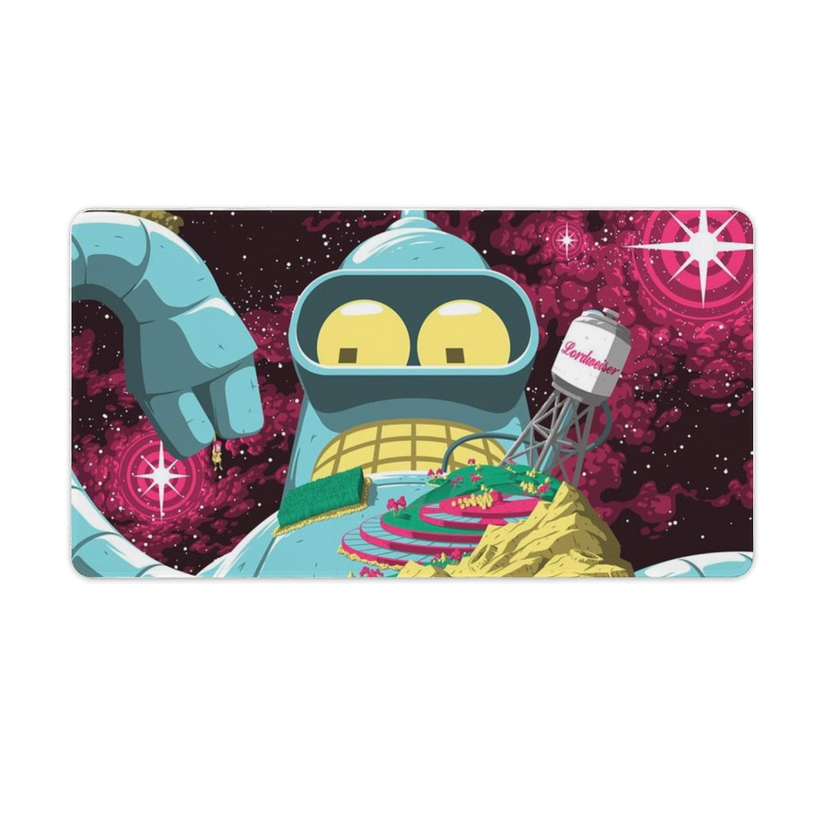 Galaxy Bender Futurama Mouse Pad No-sliped Large Mousepad Extended ...