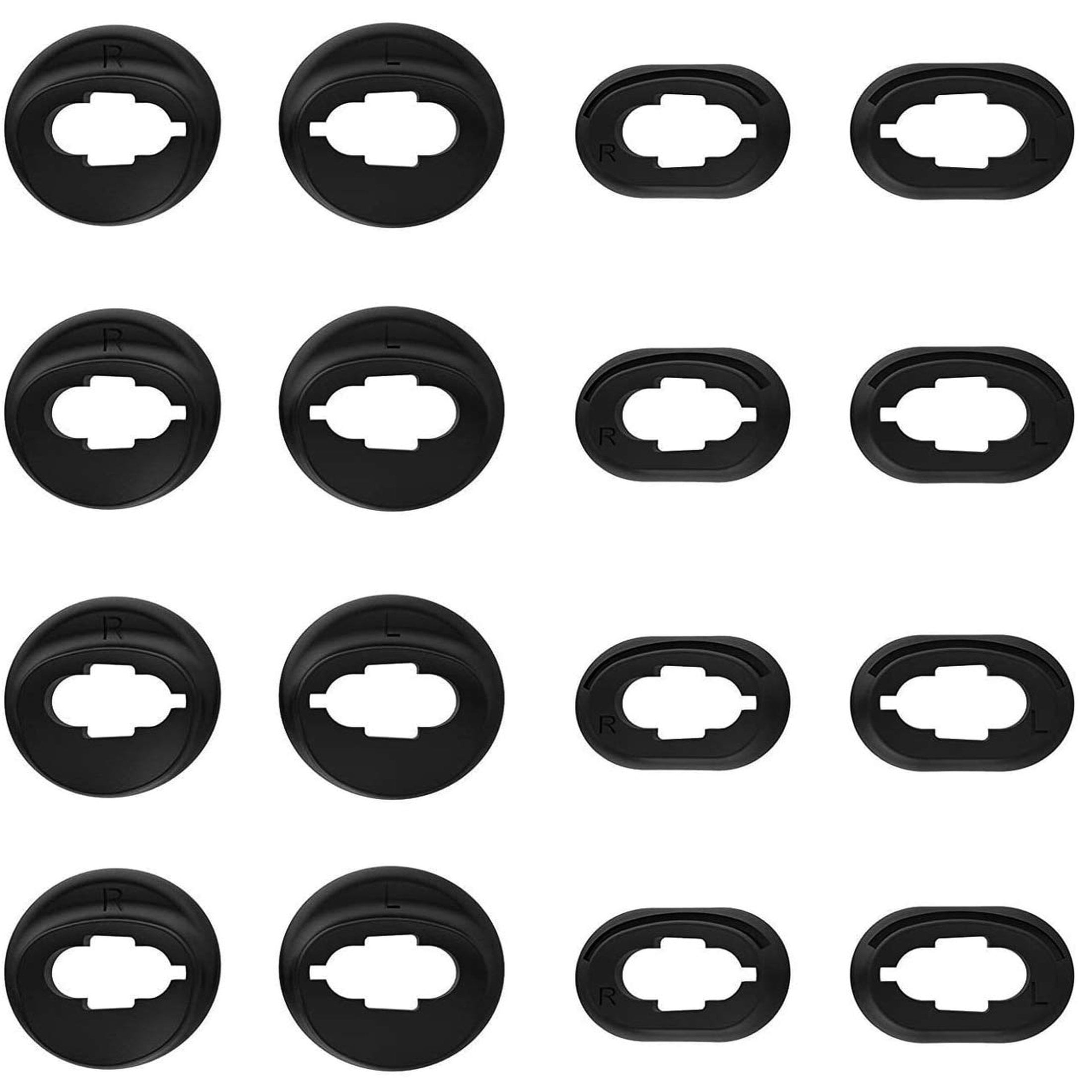 Galaxy Buds Live Silicone Ear Tips Replacement Set - 8 Pairs Black/SL ...