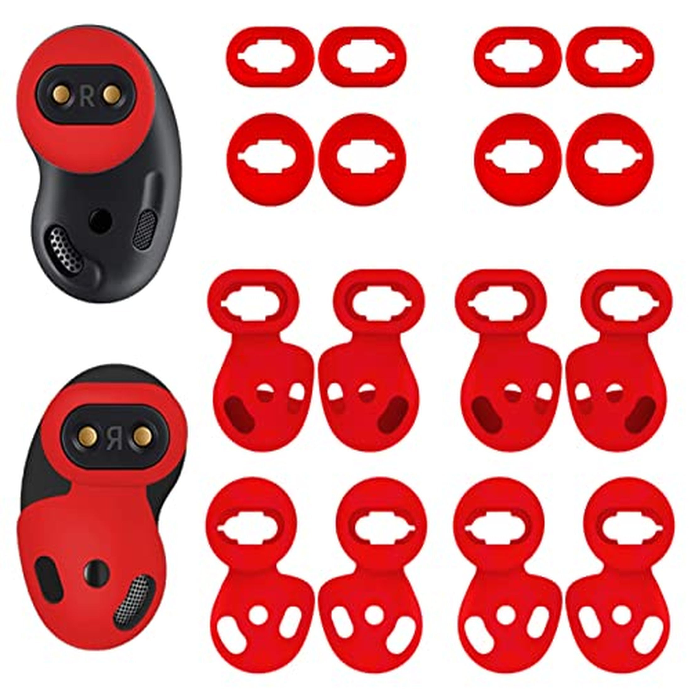 Galaxy Buds Live Silicone Ear Tips and Wing Tips Replacement Set ...