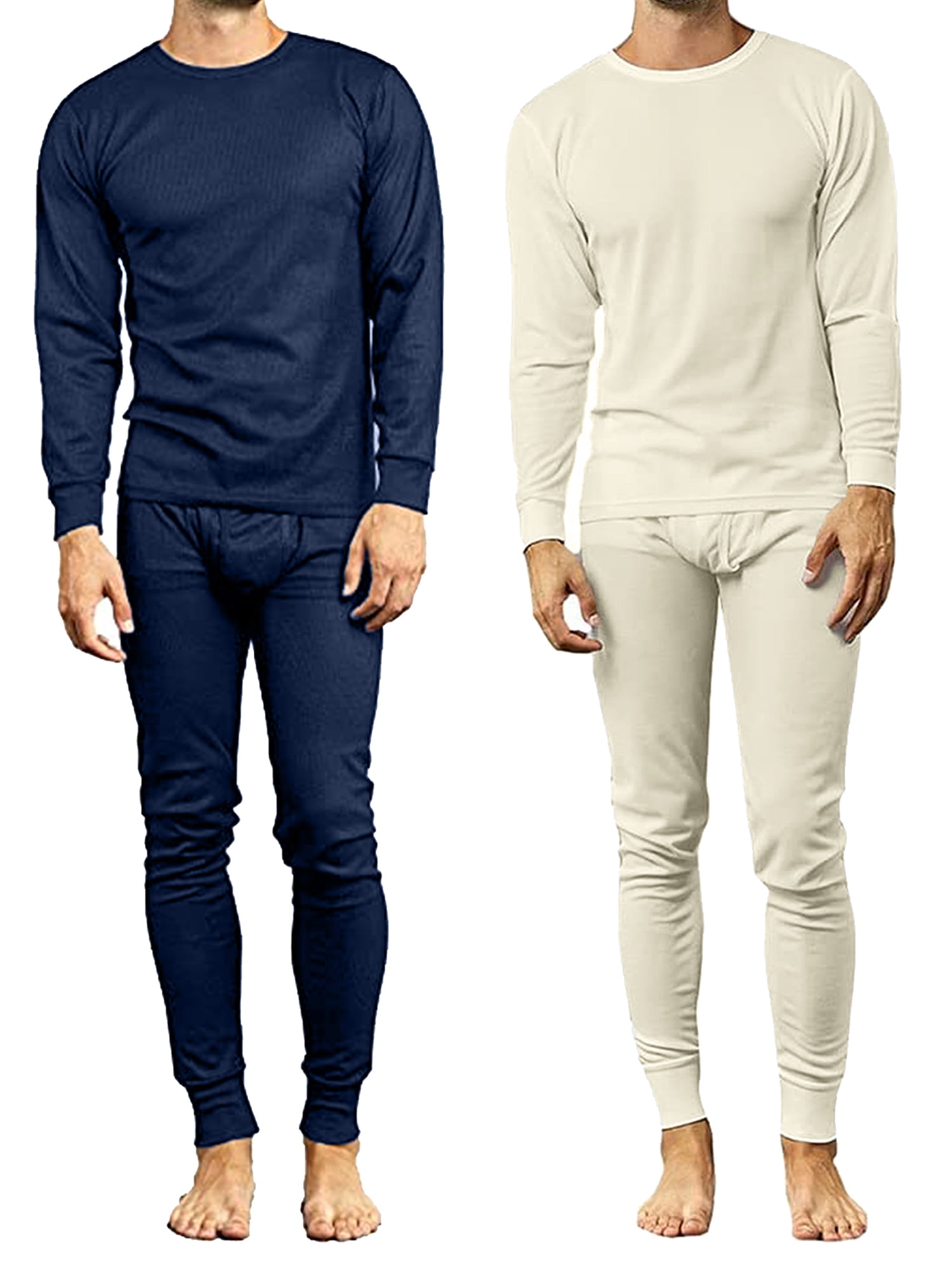 Galaxy By Harvic Men's Lightweight Thermal Set (2 Full Sets, S-2XL ...