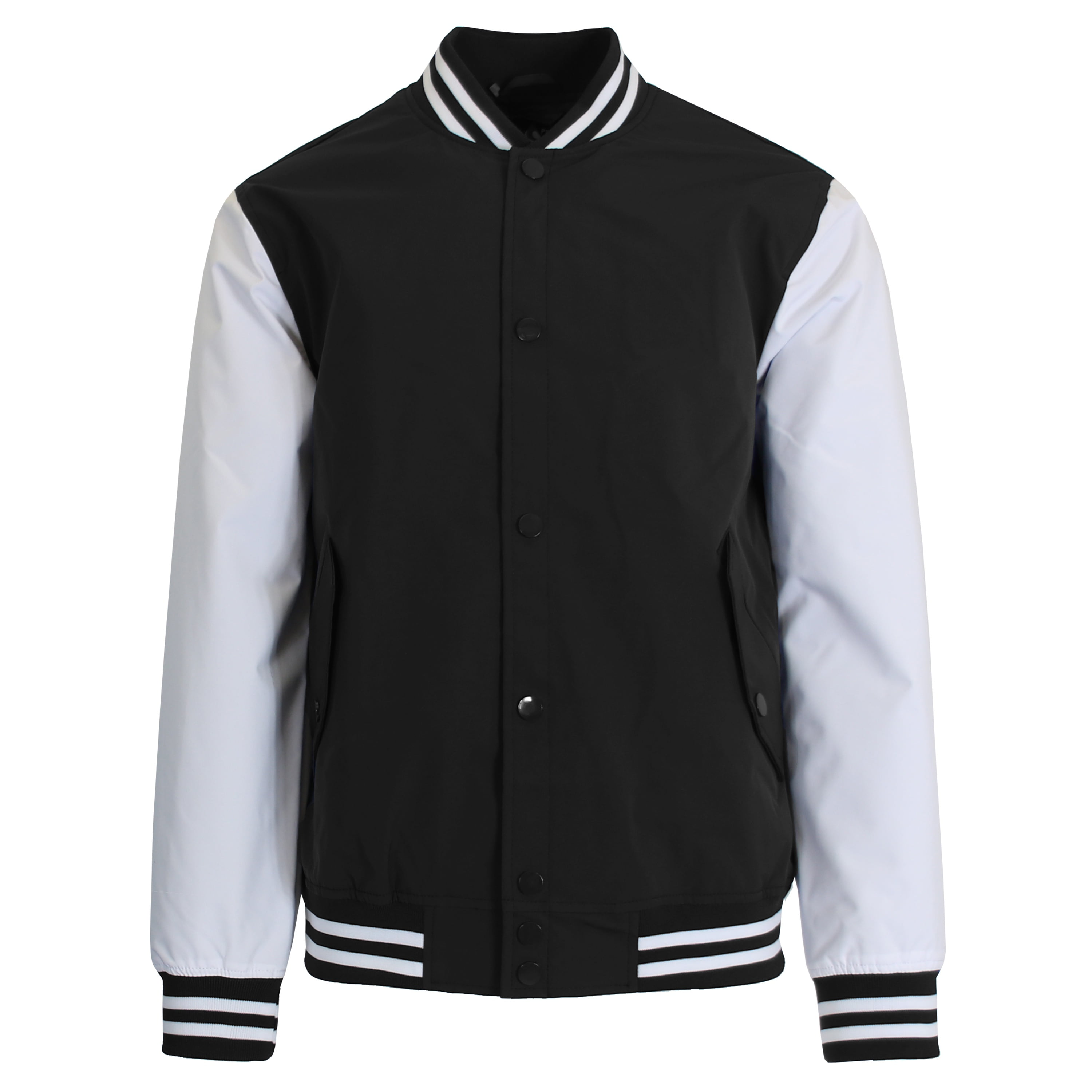 Galaxy By Harvic Men's Lightweight Varsity Jacket, Multi Pockets, Snap ...
