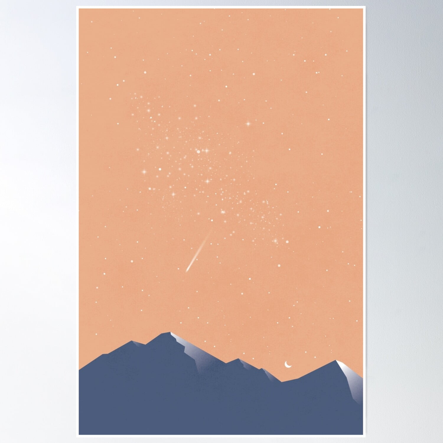 Galaxy Comet Poster Wall Art, Modern Wall Decor, 24x36 UNFRAMED ...