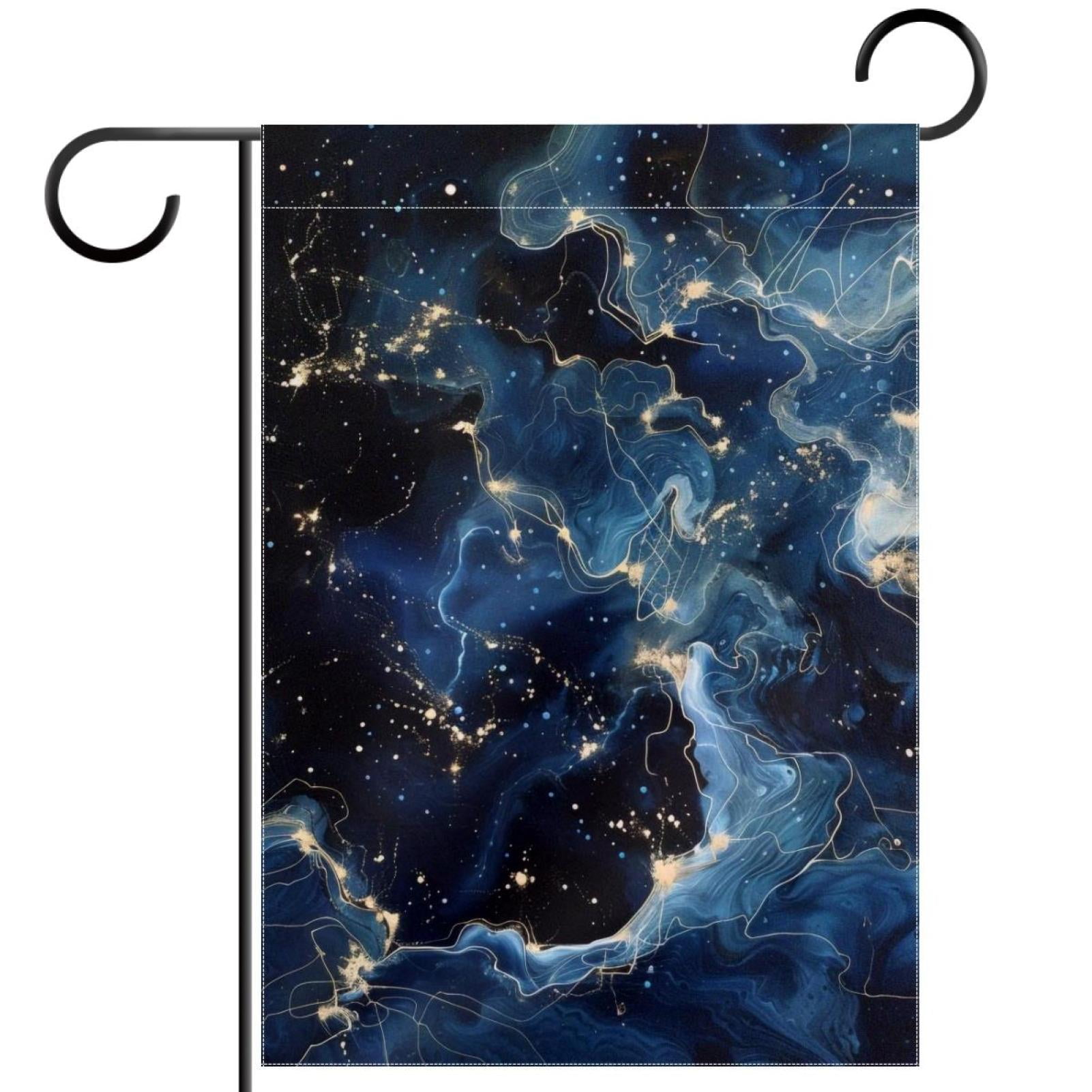 Galaxy Constellations Garden Flag Double Sided House Flag for Outdoor ...