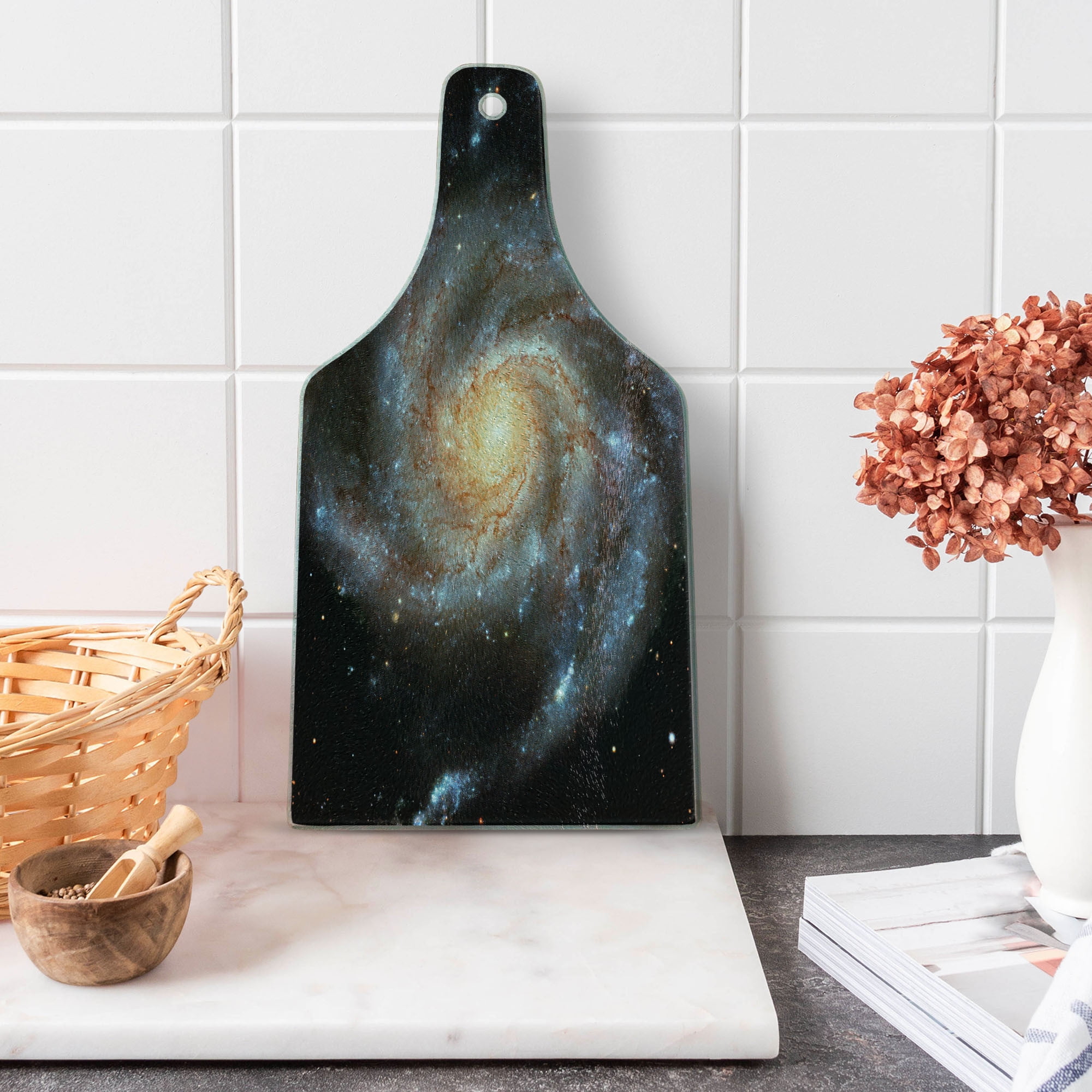 Galaxy Cutting Board, Stars in Galaxy Spiral Planet Outer Space Nebula ...