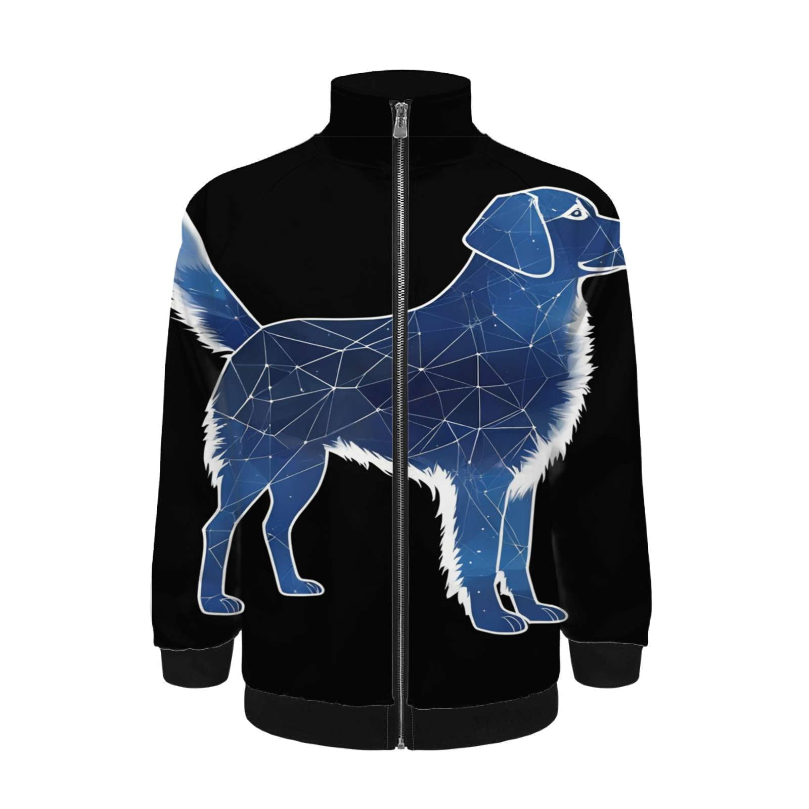 Galaxy Dog Constellation Art Jacket Men's Street Cool Long Sleeves Coat ...