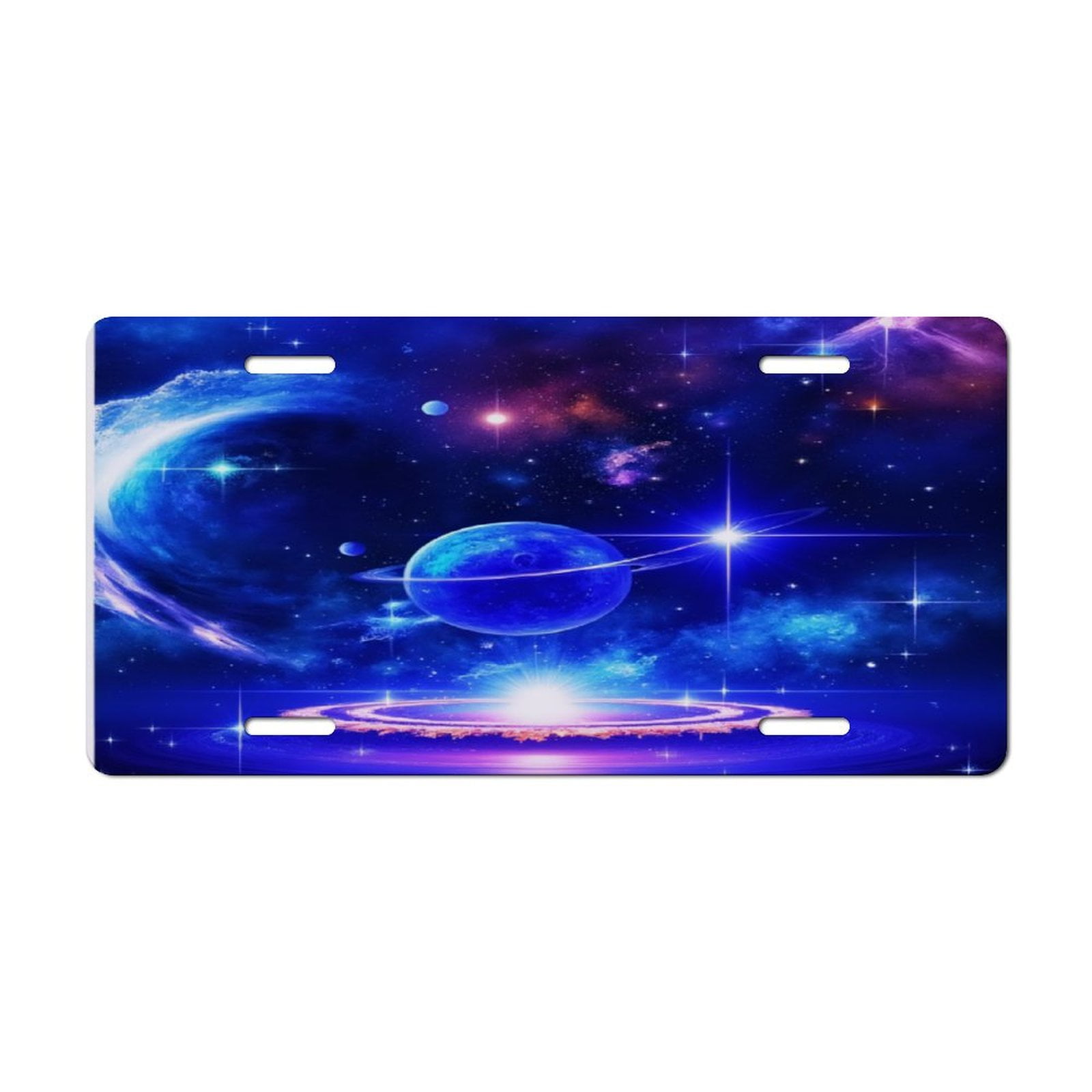 Galaxy Dream Stage Car Decorative Front License Plate,Vanity Tag,Metal ...