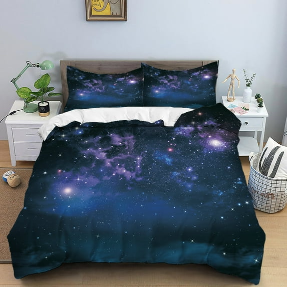 Galaxy Duvet Cover Set Twin Full Queen King Size for Girls Boys Teens ...