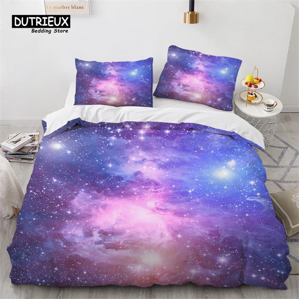 Galaxy Duvet Cover Twin King Size For Teens Kids Boys Starry Sky ...