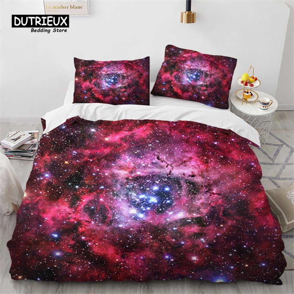 Galaxy Duvet Cover Twin King Size For Tes Kids Boys Starry Sky Bedding ...