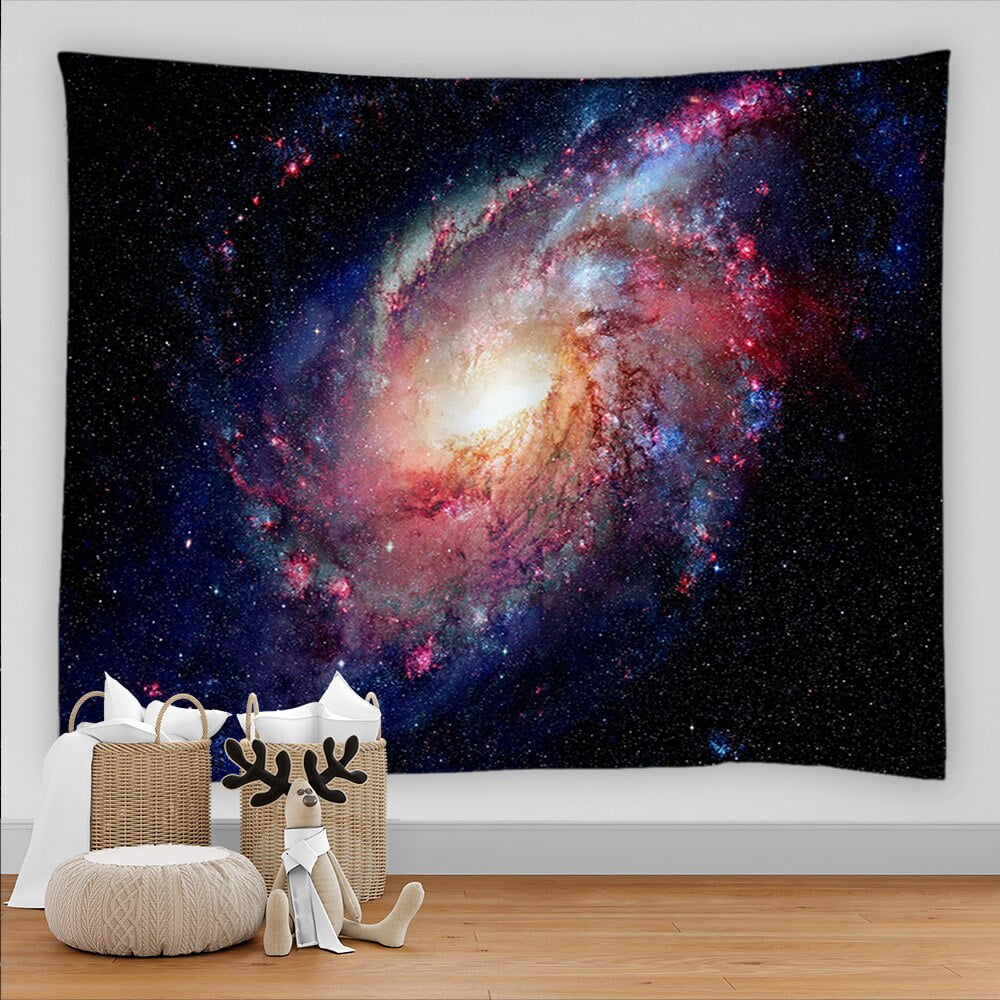 Galaxy Earth Tapestry Wall Hanging Forest Tree Landscape Hippie ...