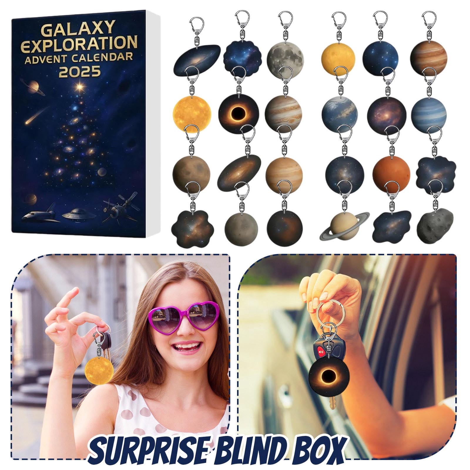 Galaxy Exploration Advent Calendar 2025, 24 Days Space-Themed Christmas ...