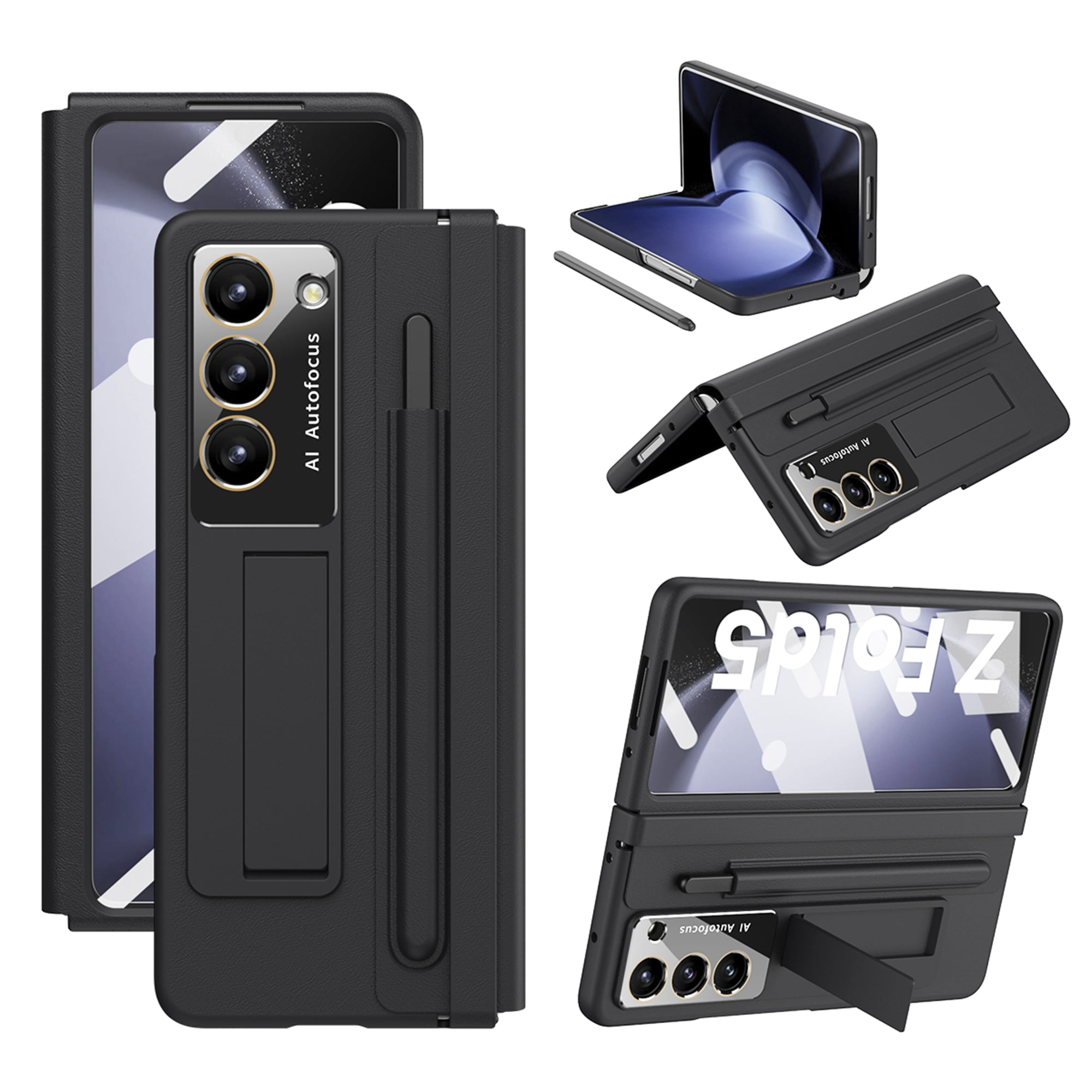 for Galaxy Fold 5 Case, Z Fold 5 Case [with S Pen Holder] [Screen ...