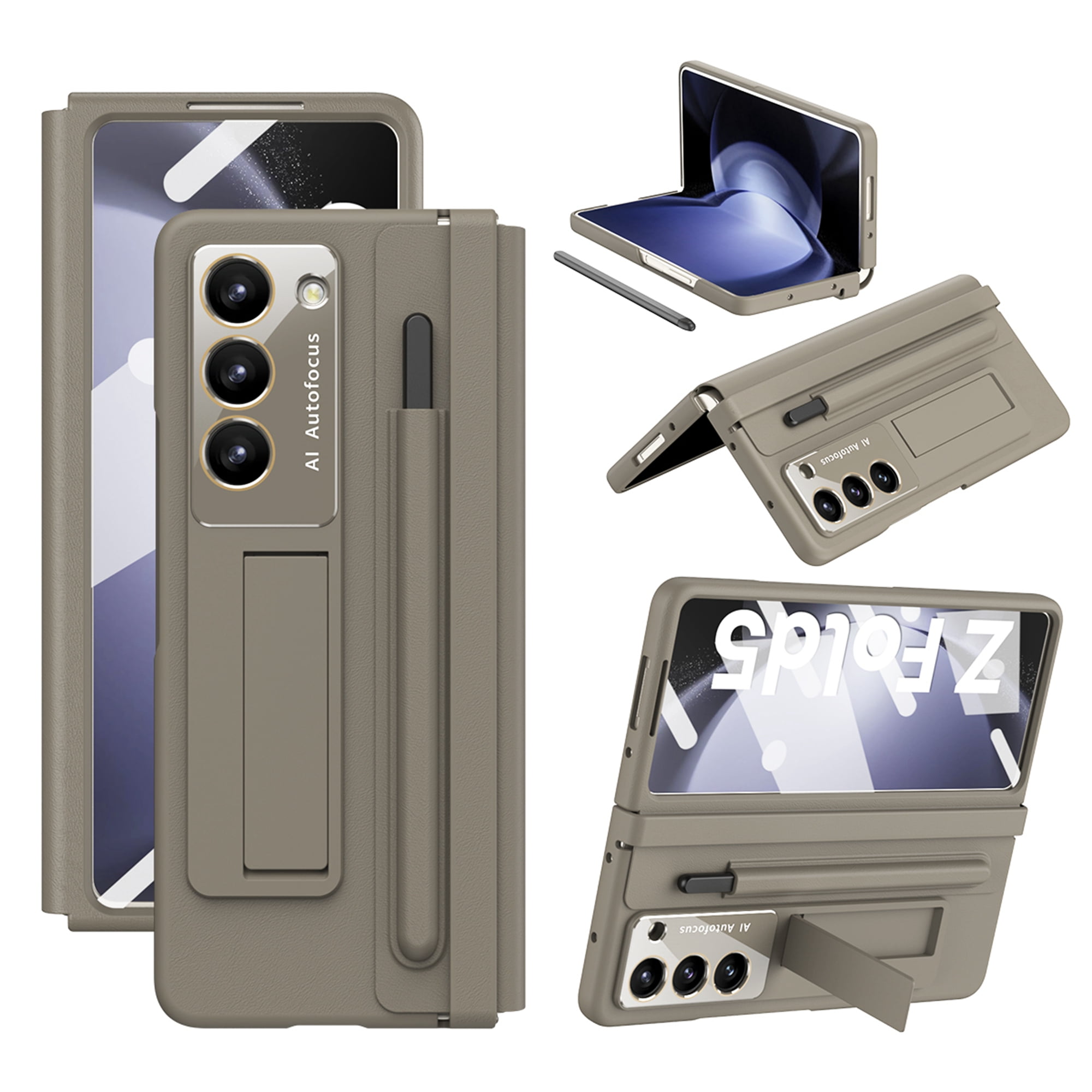 for Galaxy Fold 5 Case, Z Fold 5 Case [with S Pen Holder] [Screen ...