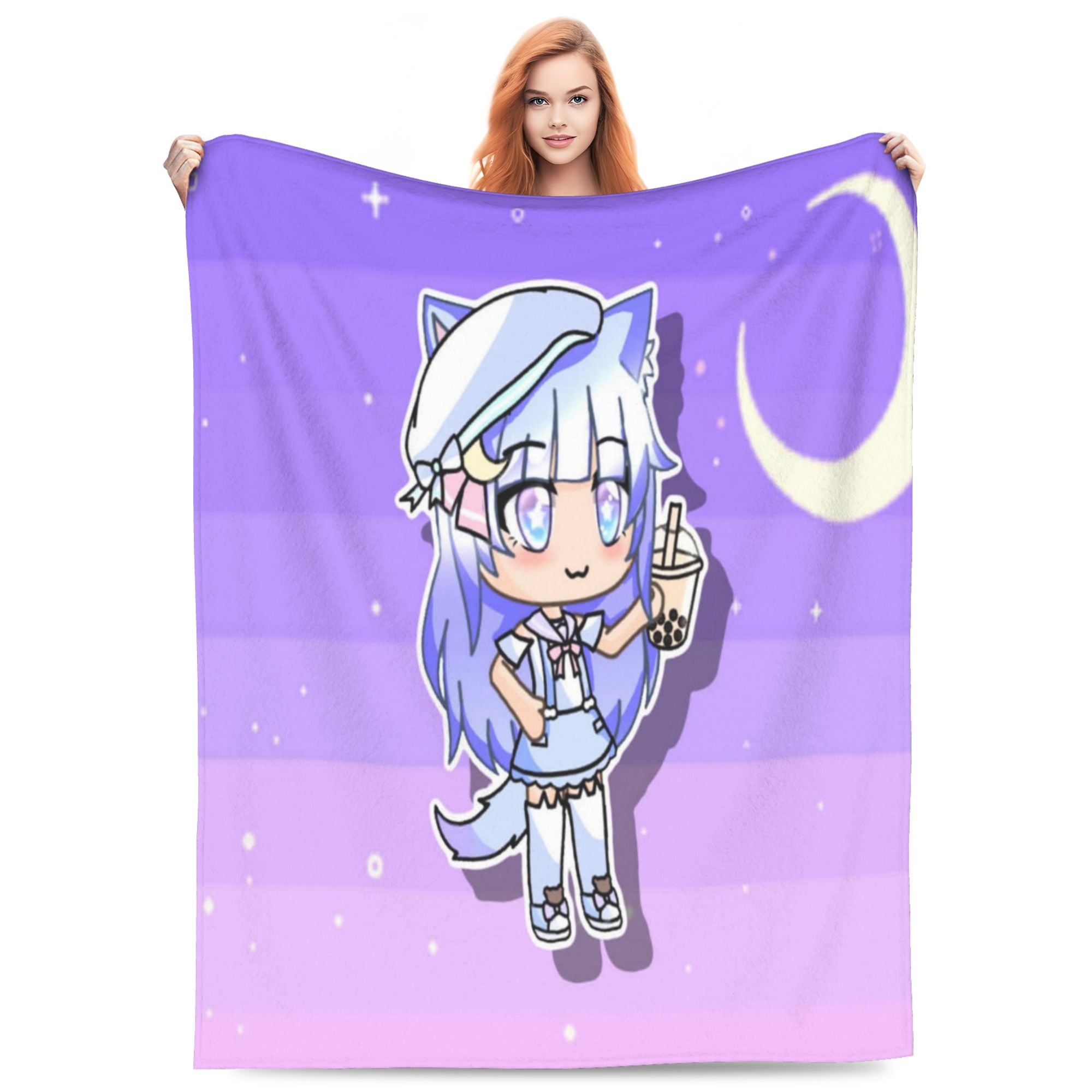 Galaxy Gacha Life 3D Printing Blanket, Lightweight Throw Blankets ...