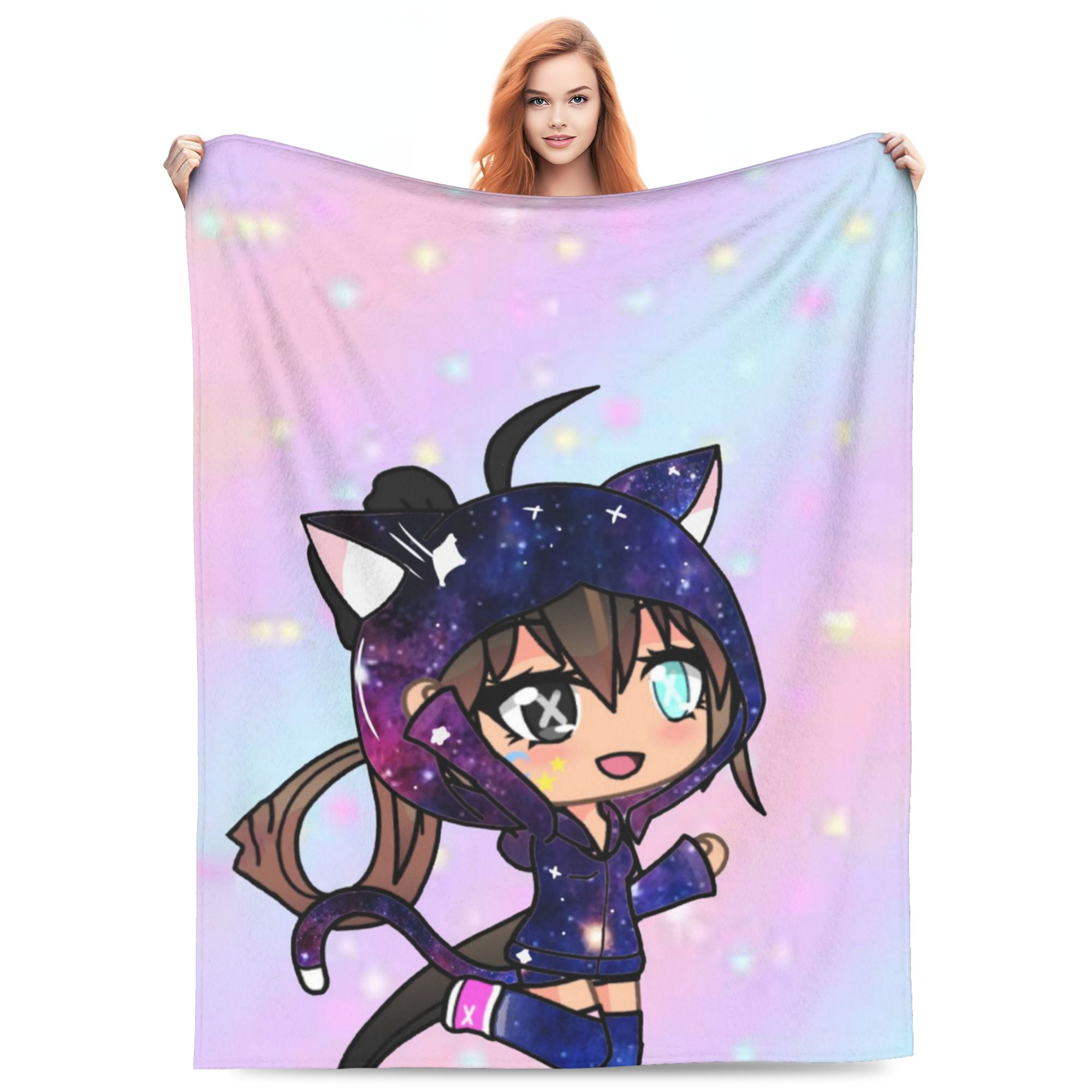 Galaxy Gacha Life 3D Printing Blanket, Lightweight Throw Blankets ...