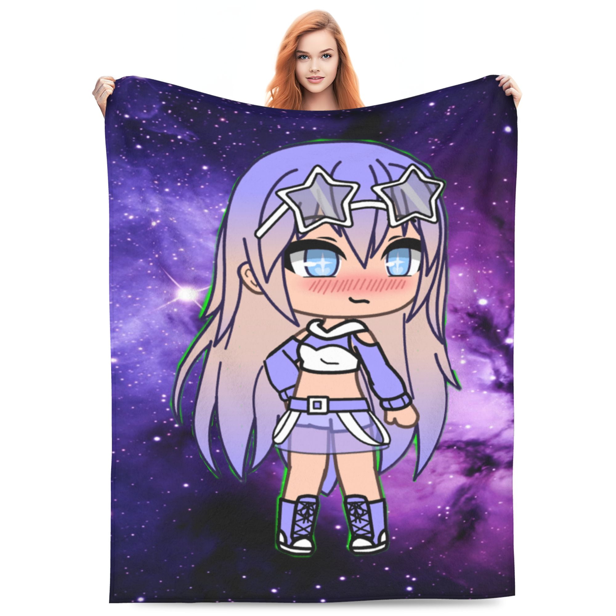 Galaxy Gacha Life 3D Printing Blanket, Lightweight Throw Blankets ...