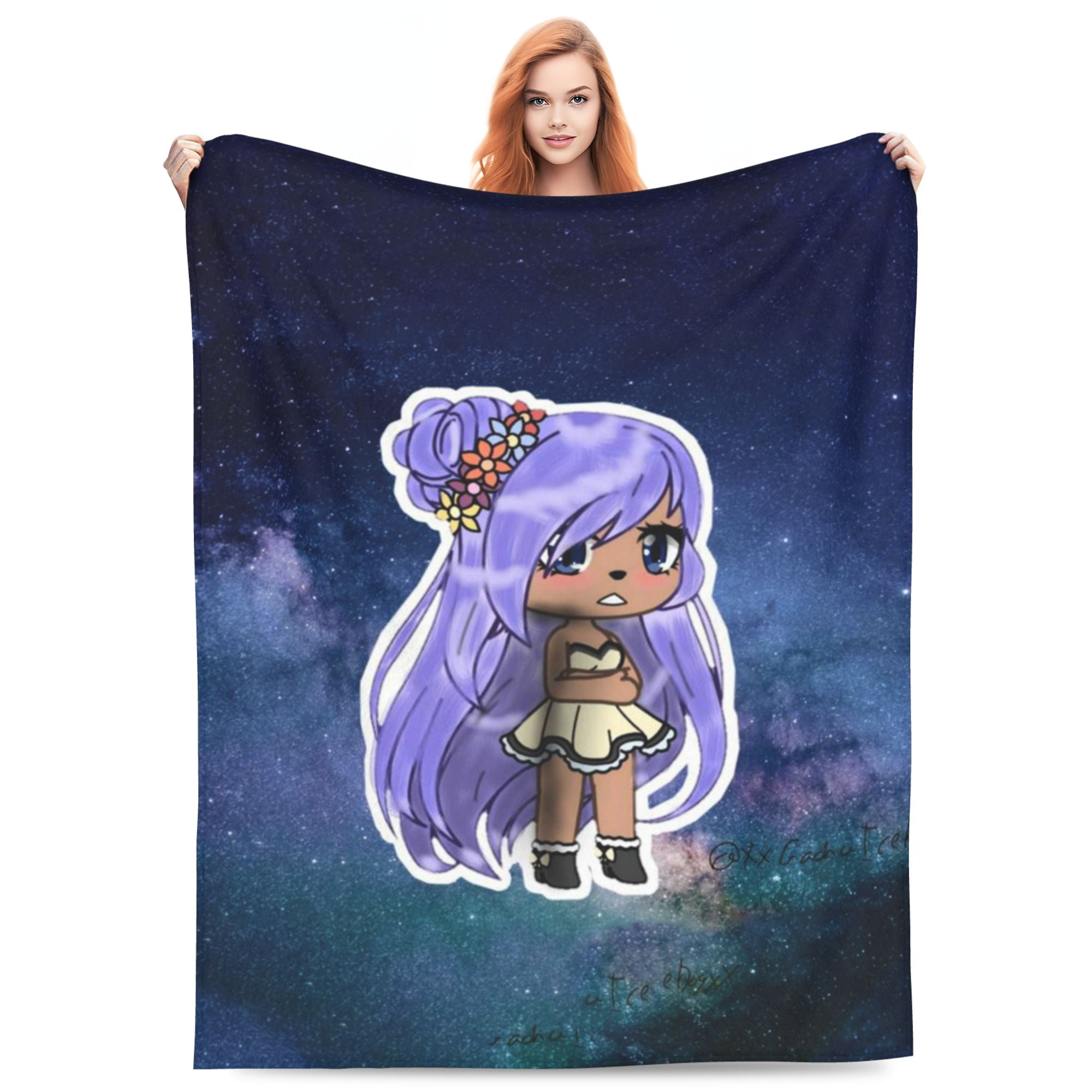 Galaxy Gacha Life 3D Printing Blanket, Lightweight Throw Blankets ...