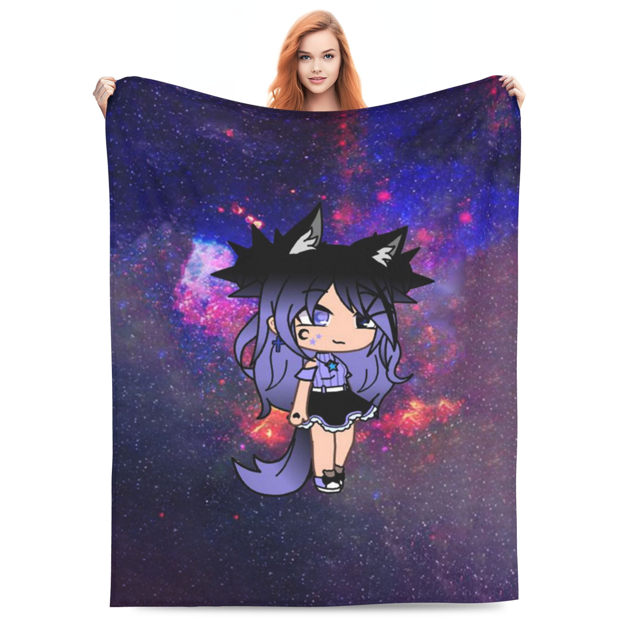 Galaxy Gacha Life 3D Printing Blanket, Lightweight Throw Blankets ...