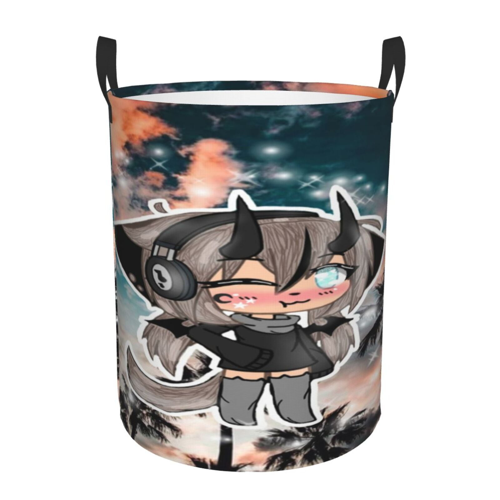 Galaxy Gacha Life 3d Graphic Flame Laundry Basket Fire Flame Clothes ...