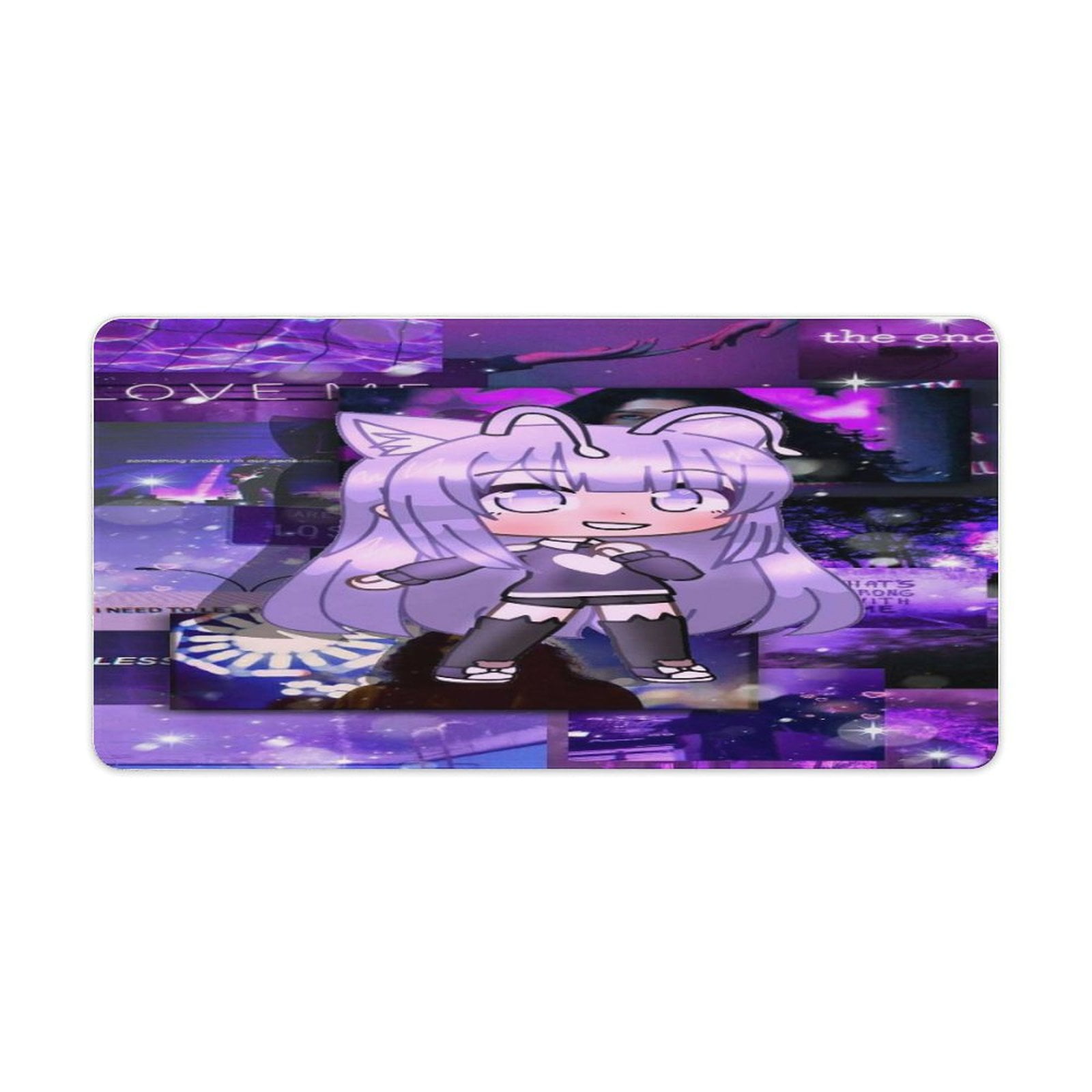 Galaxy Gacha Life Computer Mouse Mat with Anti-Slip Rubber Base Anti ...